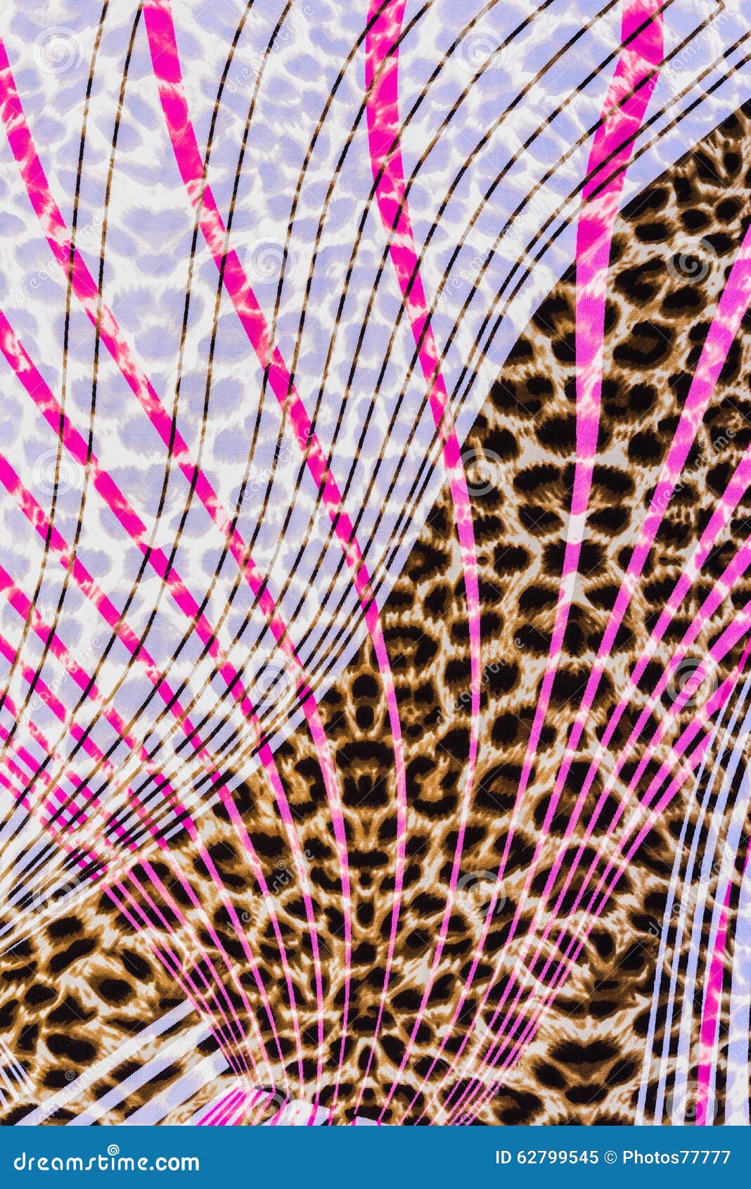 Texture of Print Fabric Stripes Leopard and Abstract Stock Image ...