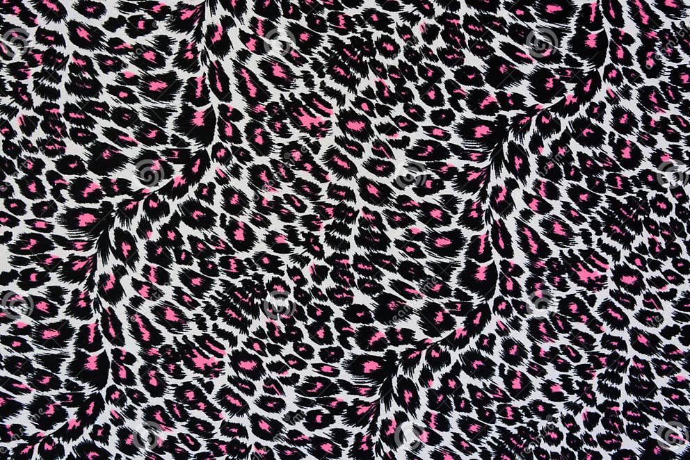 Texture of Print Fabric Stripes Leopard for Background Stock Image ...
