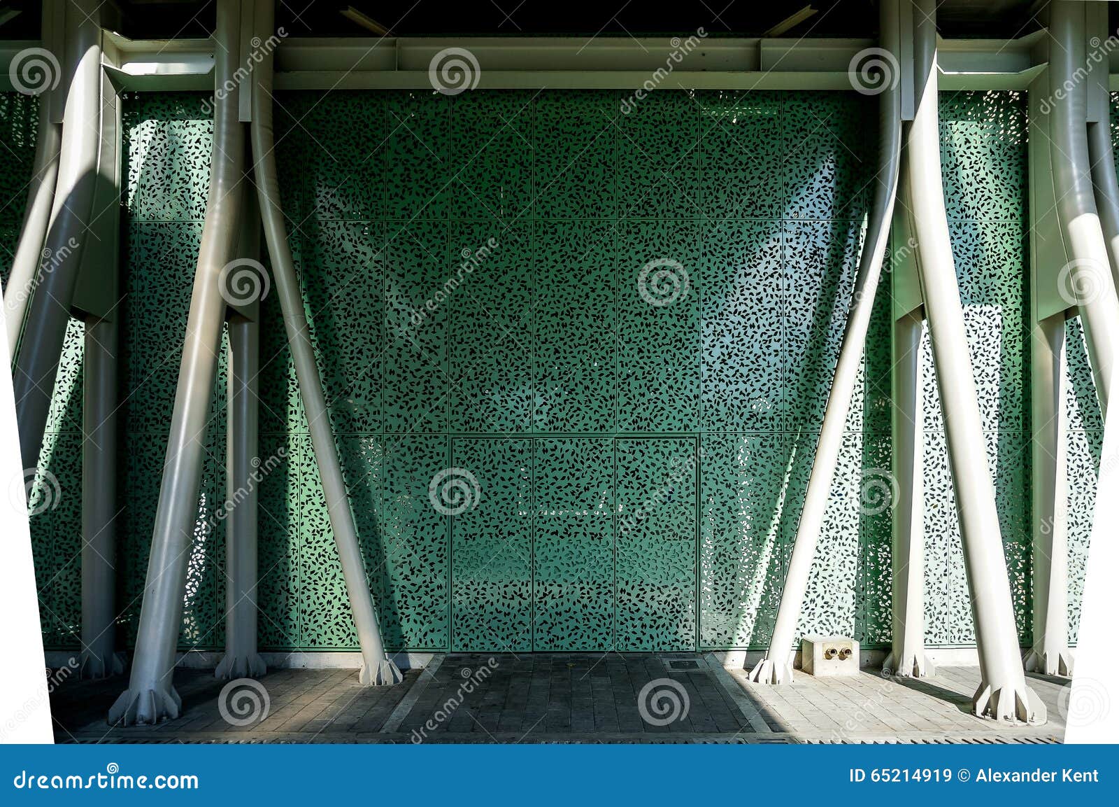 Texture of a Public Place - Stadium with Designed Wall Structure. Stock ...
