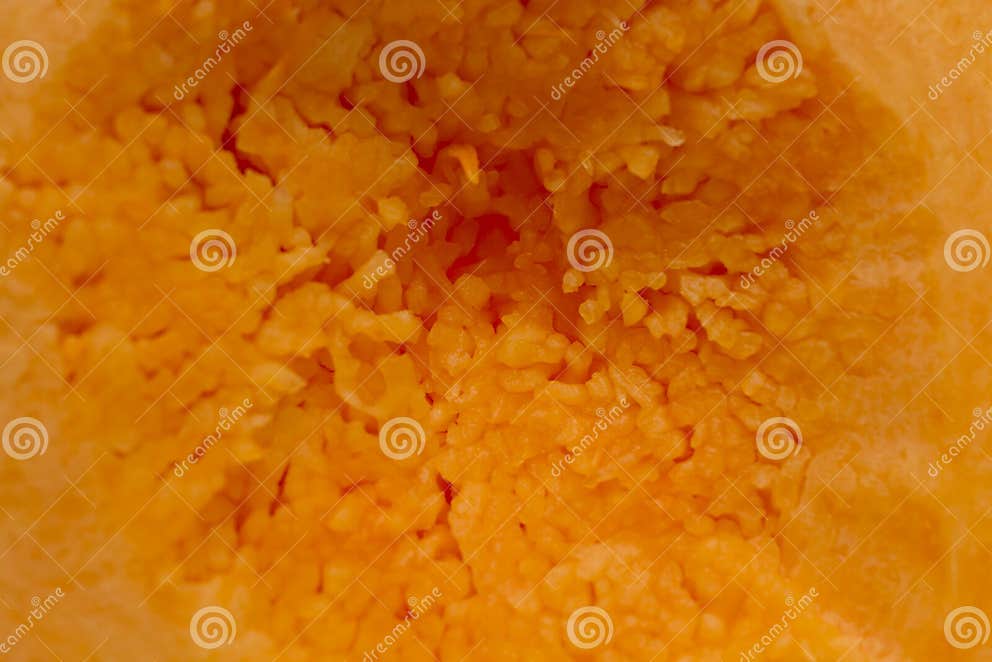 The Texture of Pumpkin Pulp. Stock Photo - Image of orange, sliced ...
