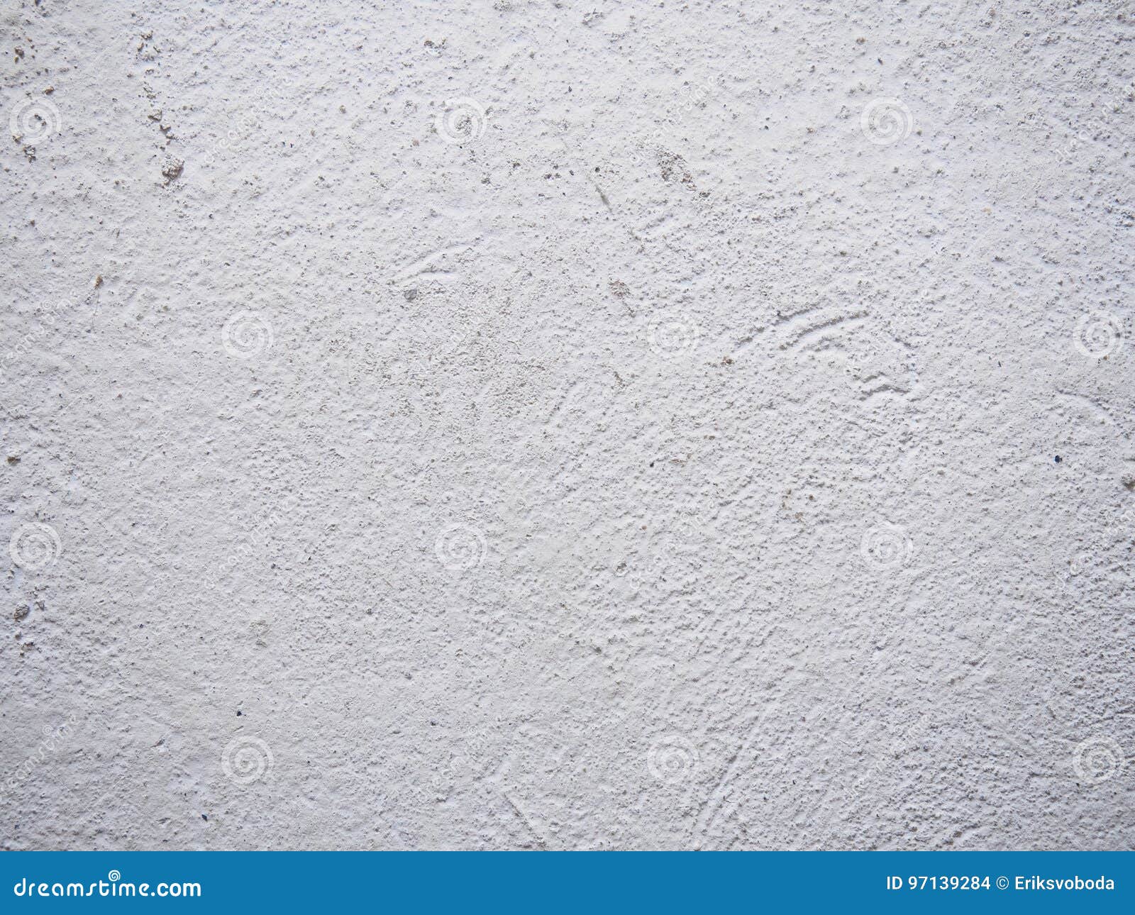 Texture of the Putty. White Plastered Wall with Stains and Drips on a ...