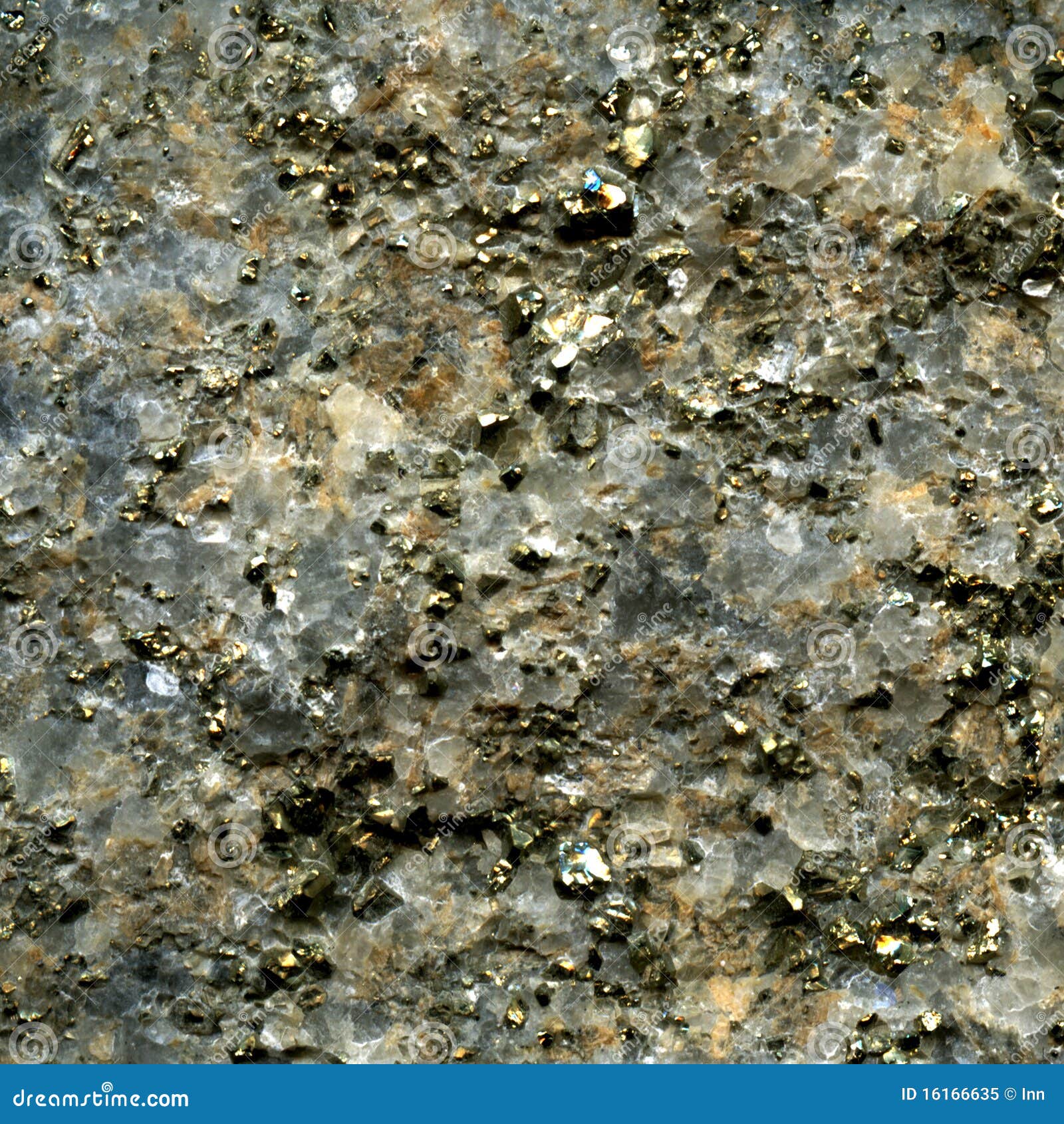 Texture of Pyrite Crystal in Quartz Stock Image - Image of gold ...