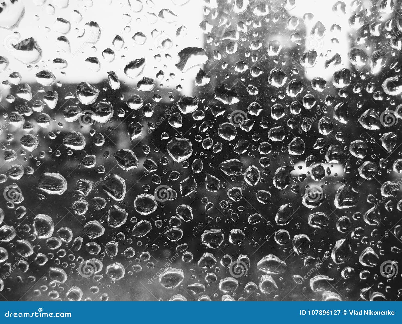 Texture of Rain Drops on the Summer Window Stock Image - Image of ...