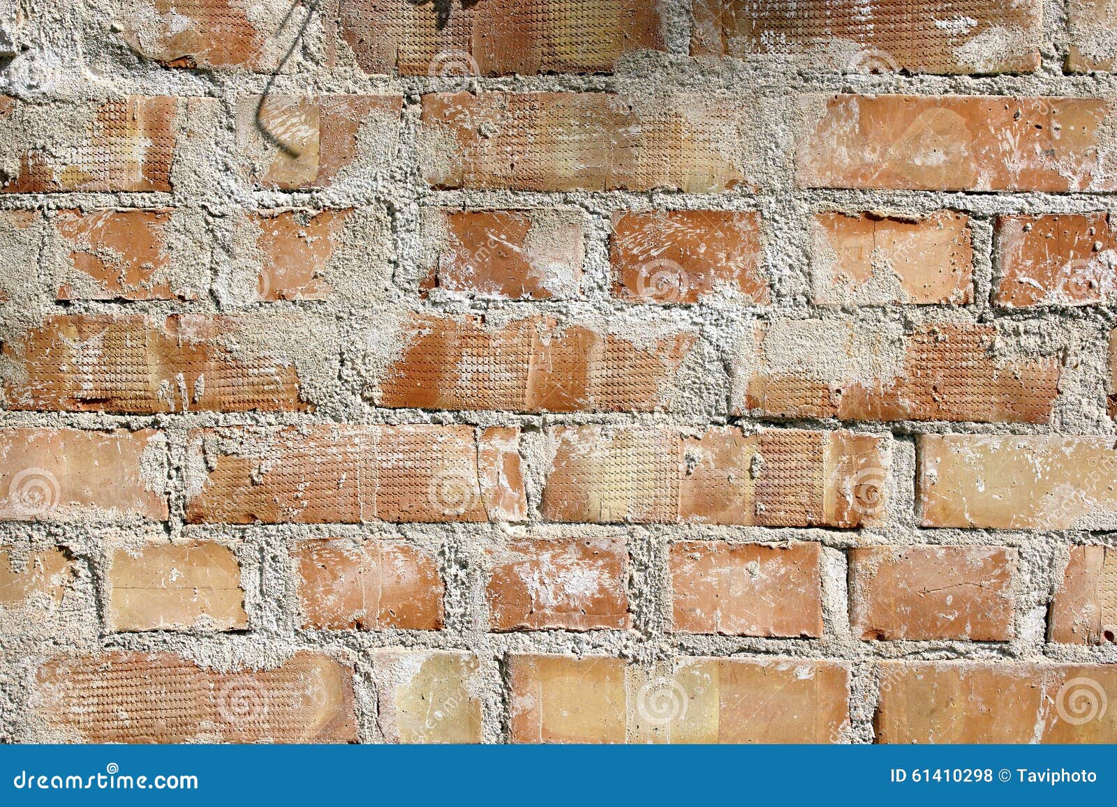 Texture of real brick wall stock photo. Image of urban - 61410298