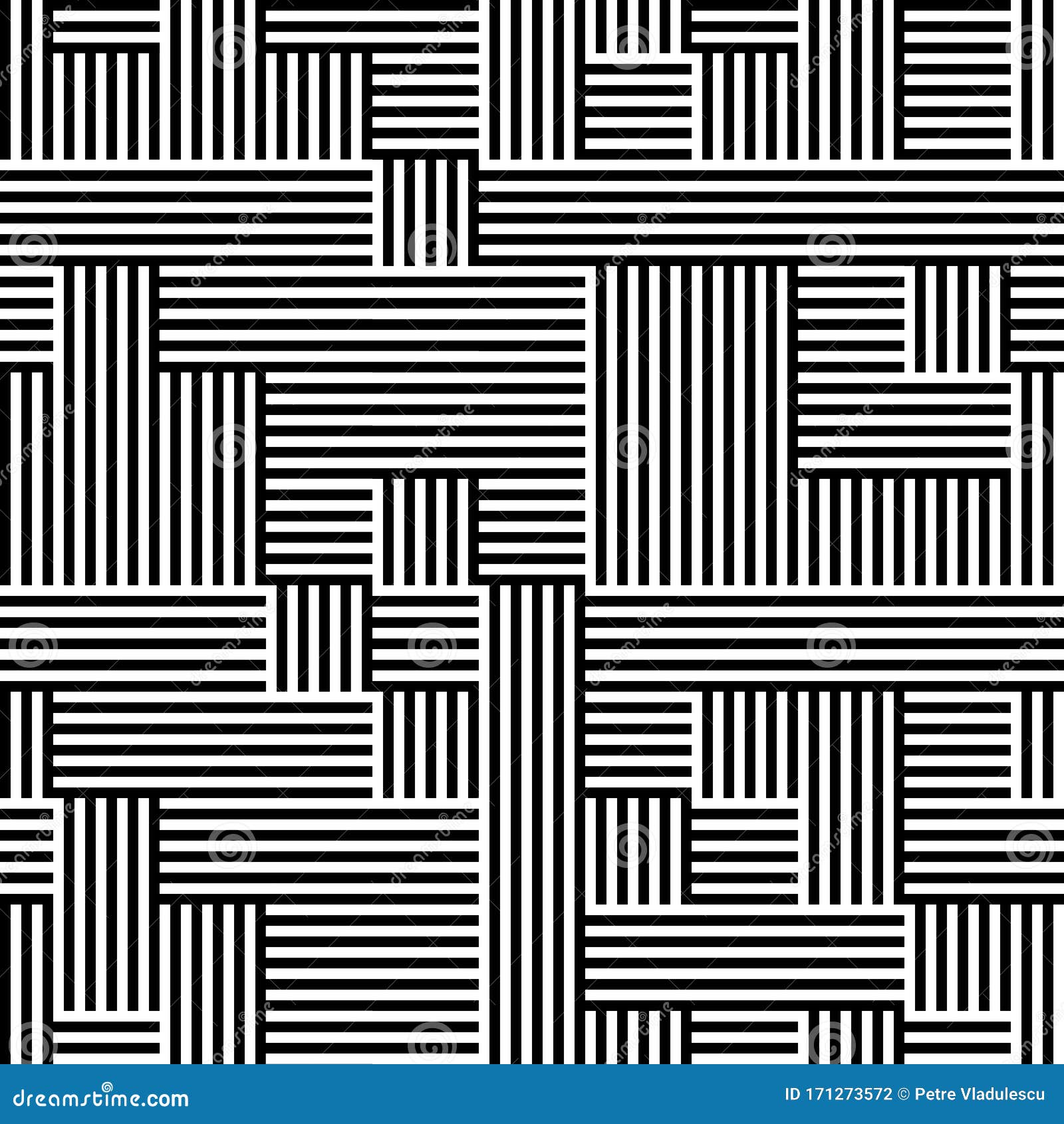 Texture with Rectangular Stripes Stock Vector - Illustration of black ...