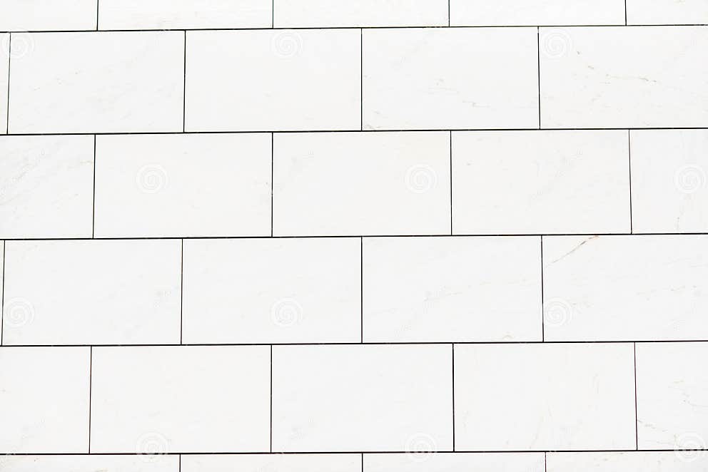 Texture of Rectangular White Tiles Stock Image - Image of beautiful ...