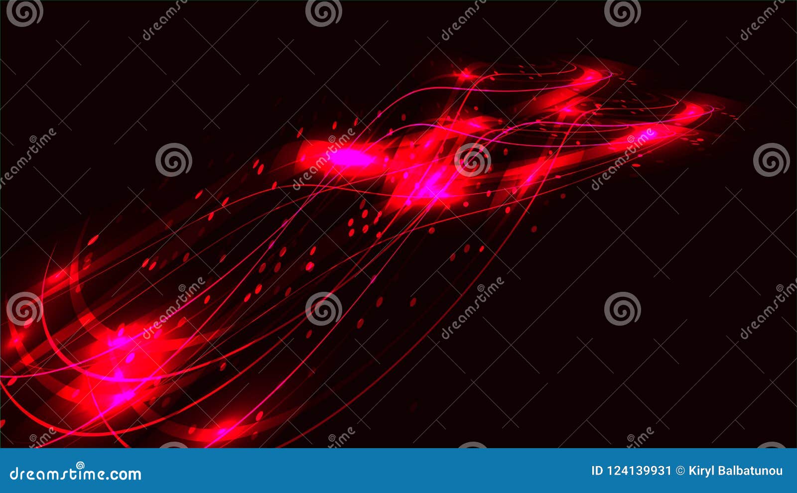 Texture of Red Abstract Red Magical Glowing Bright Shining Neon Lines ...