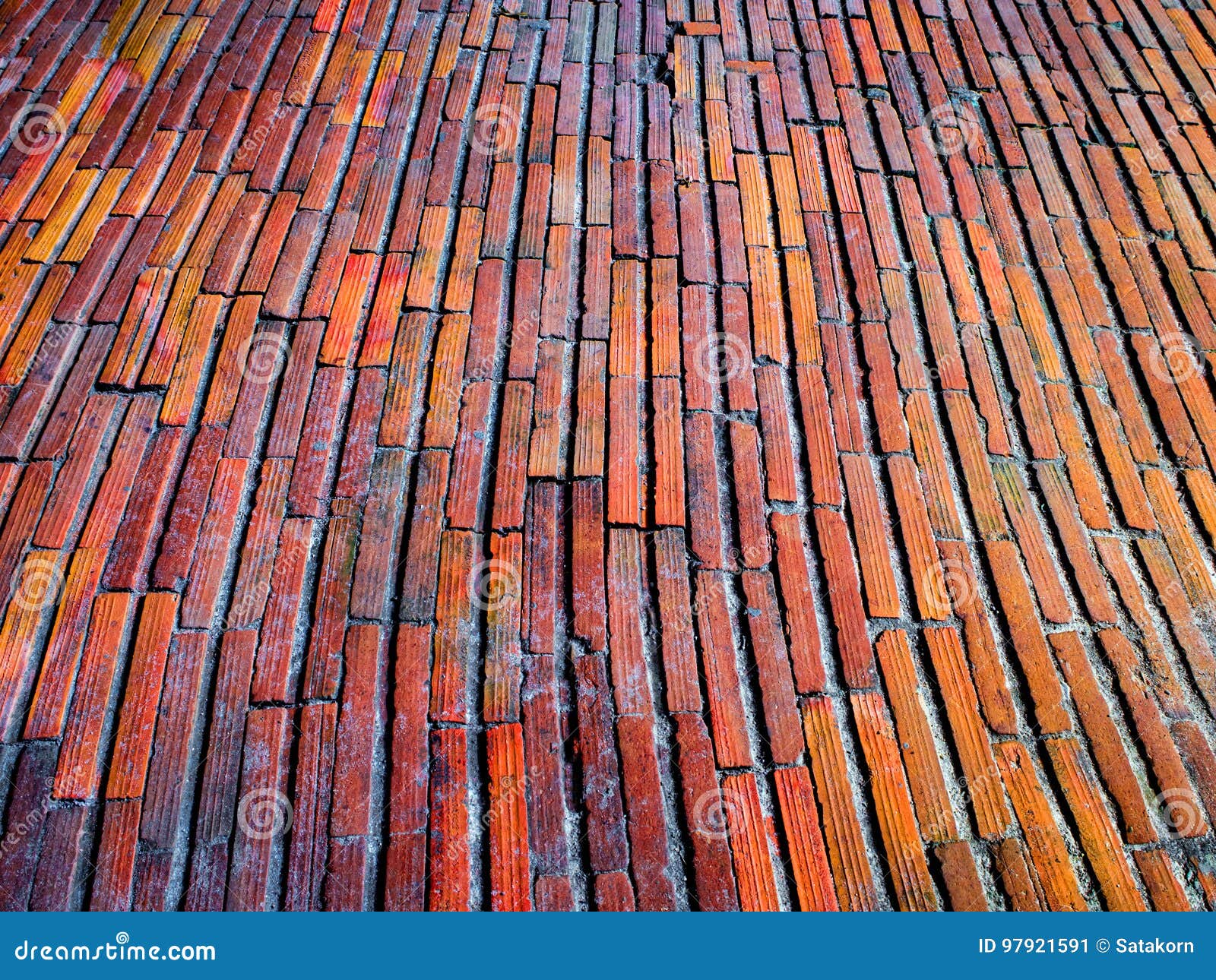 Texture of Brick Floor and Pathway Stock Image - Image of background ...