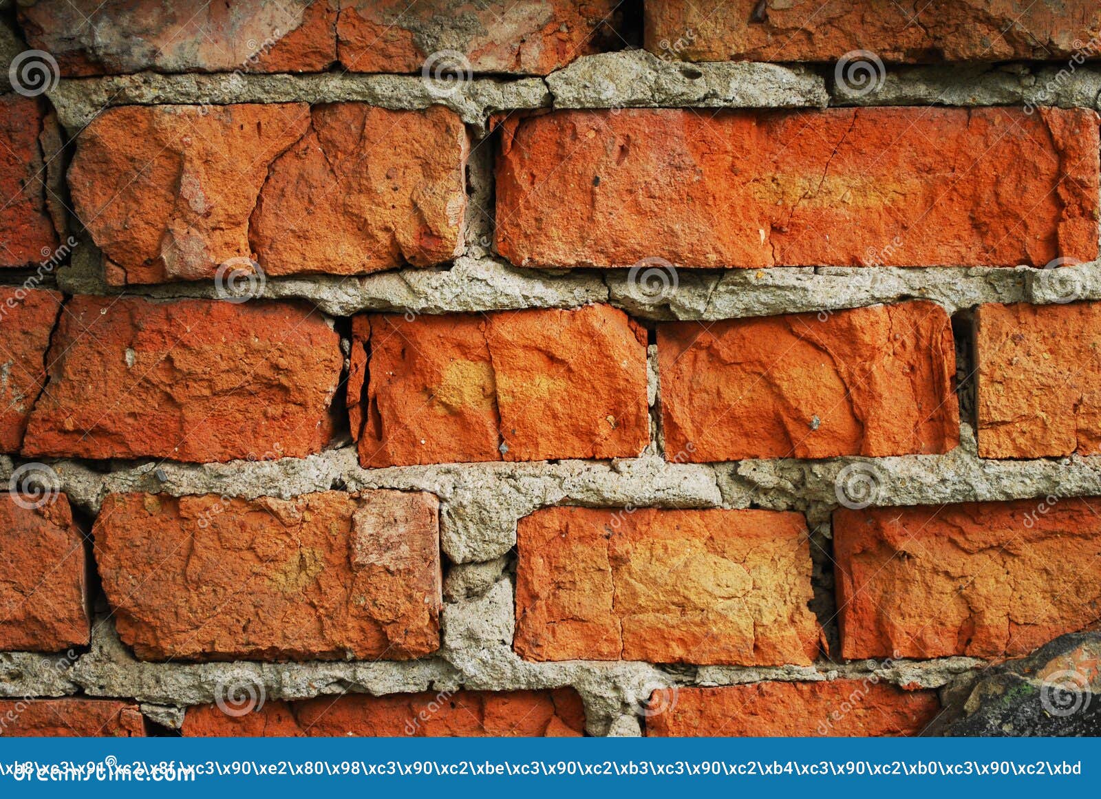 The Texture of the Red Brick Wall. Close-up Stock Photo - Image of ...
