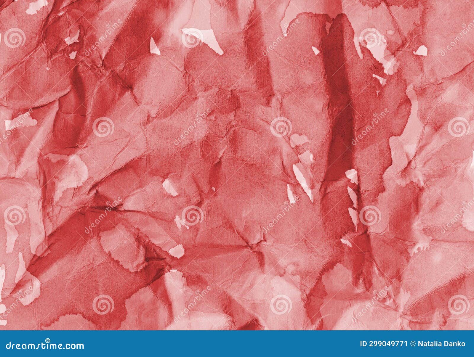 Texture of a Red Crumpled Sheet of Coffee Drenched, Full Frame Stock ...
