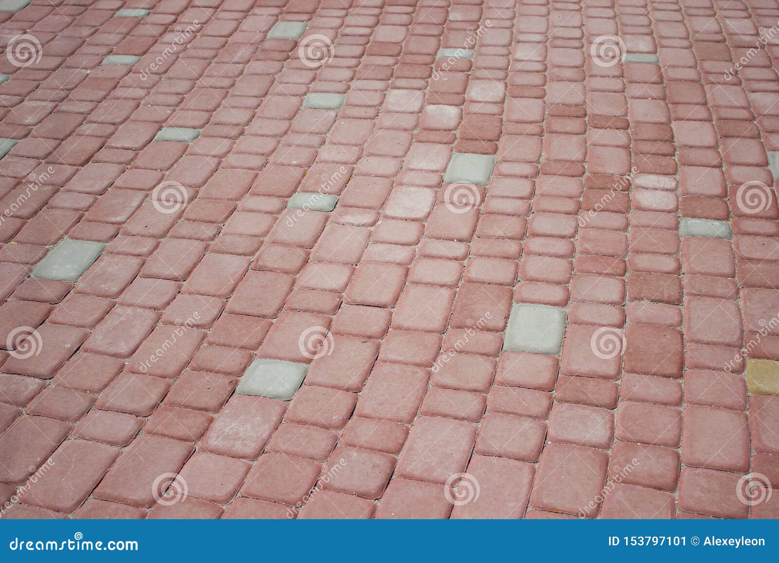 Texture of Red Floor Paving Tiles in City - Background Stock Image ...