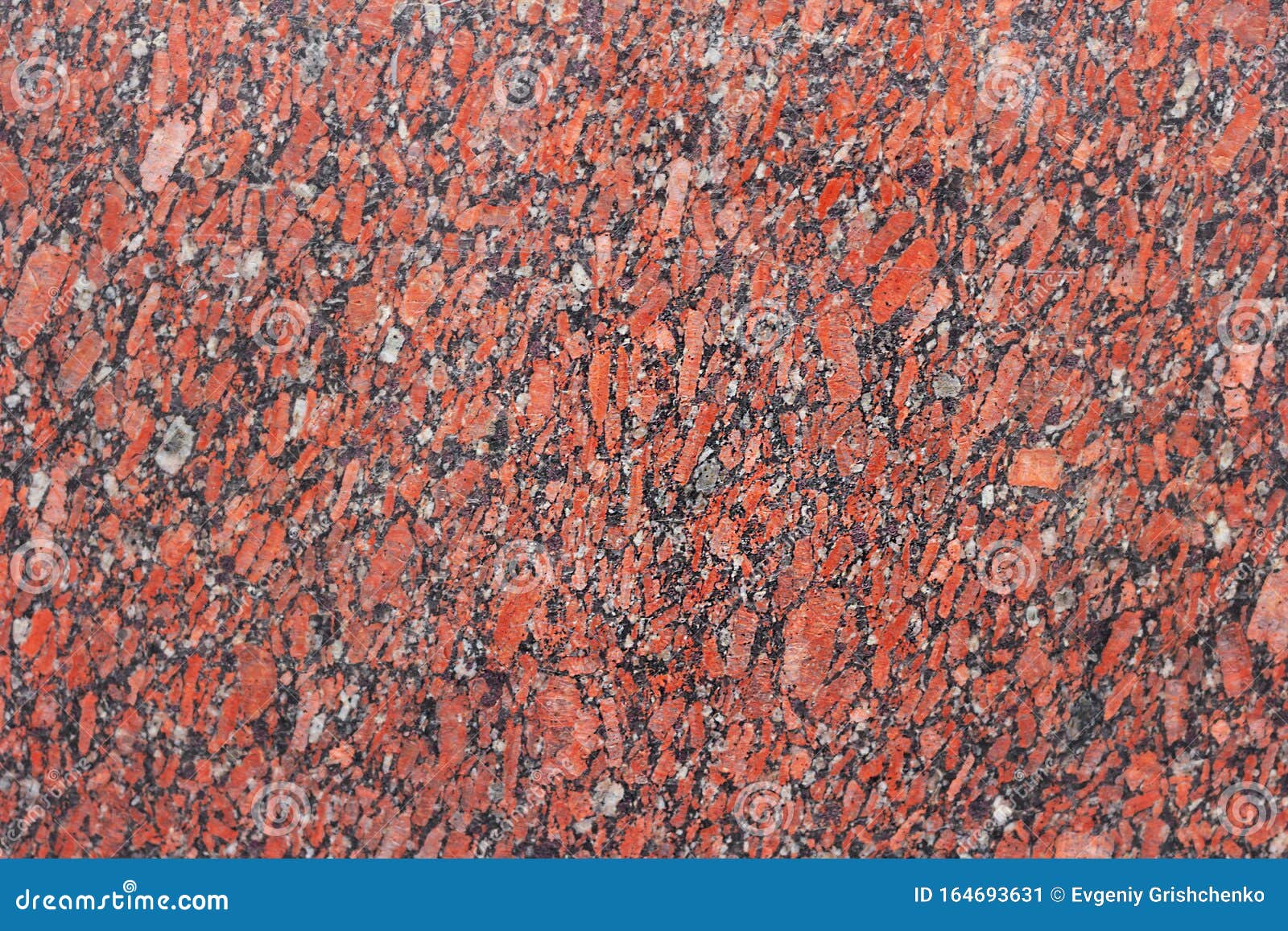Texture of Red Granite Slabs. Stone Nature Pattern . Decorative Geology ...