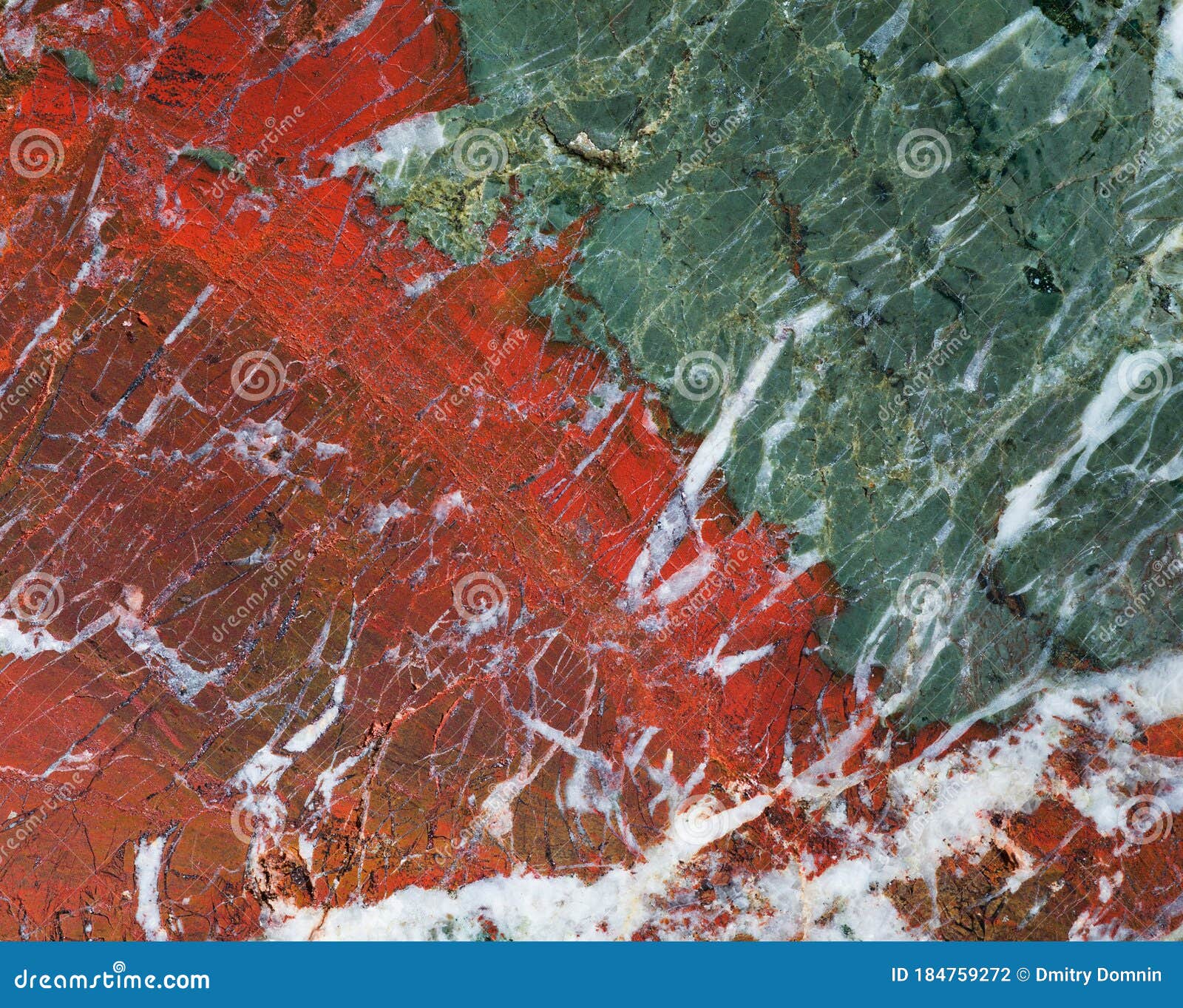 Texture of Red-green Jasper with Quartz Veins Stock Photo - Image of ...