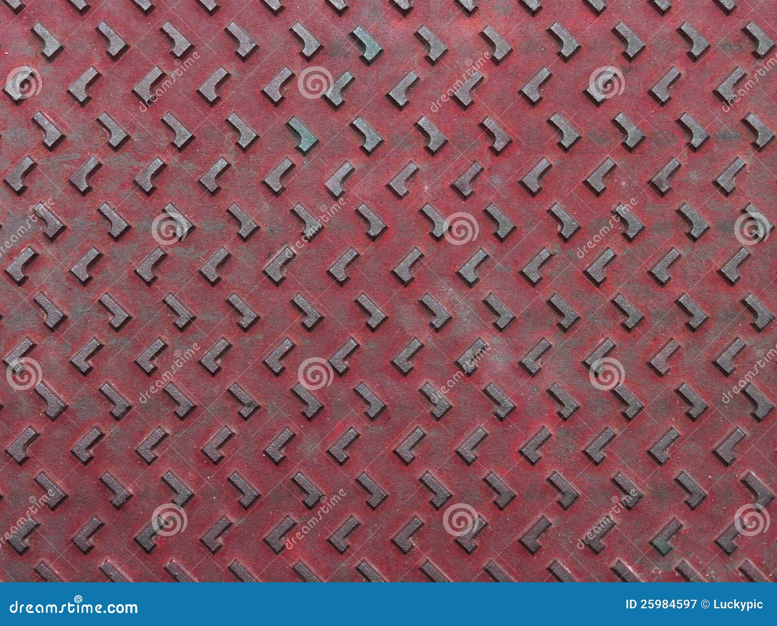 Texture of Red and Grunge Rusty Steel Plate Stock Image - Image of ...