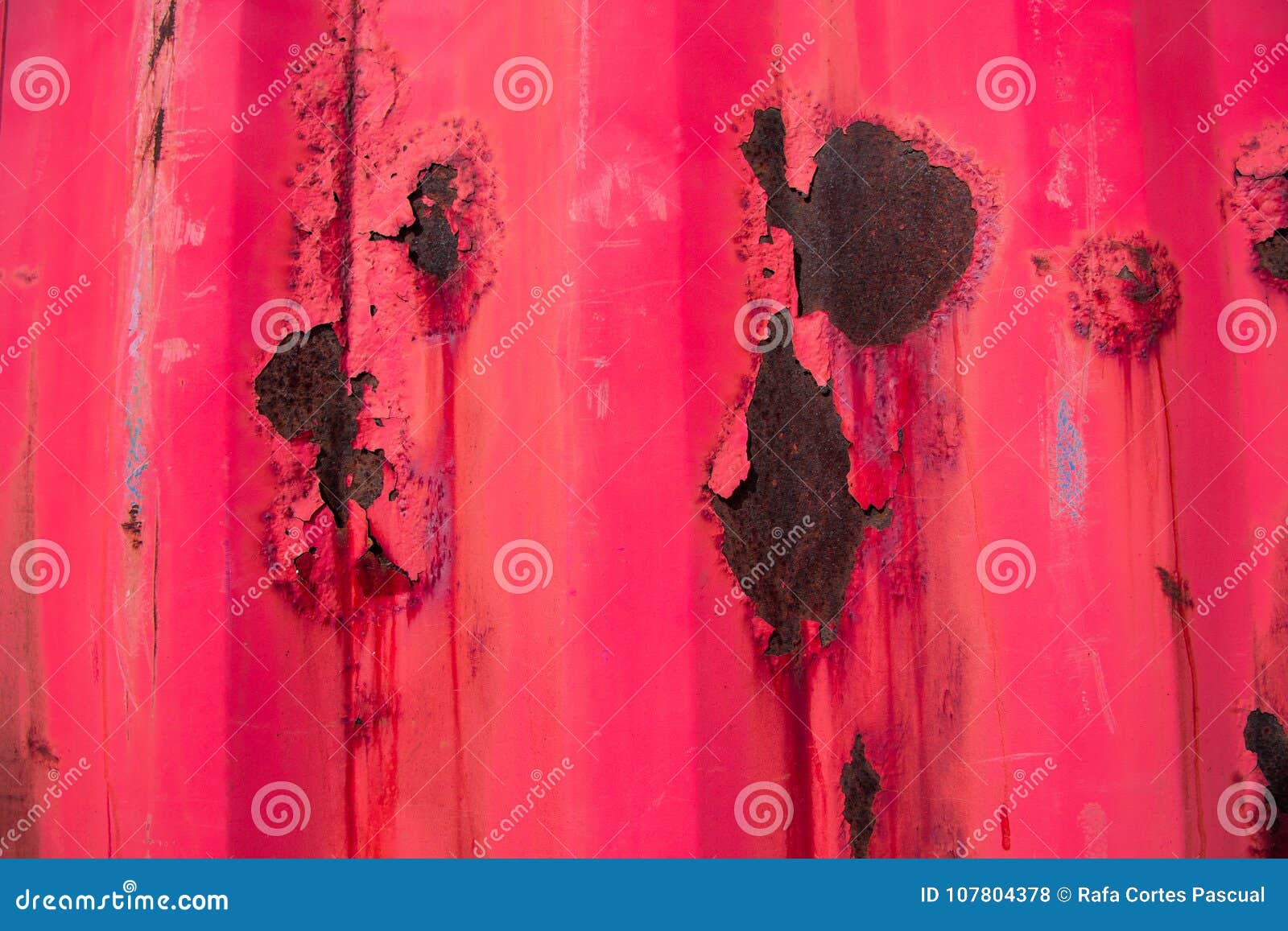 Texture of a Red Iron Wall with Rust Stock Photo - Image of iron, frame ...