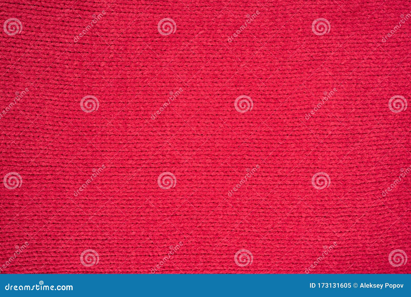 Texture of Red Knitted Fabric Stock Image - Image of knit, clothing ...
