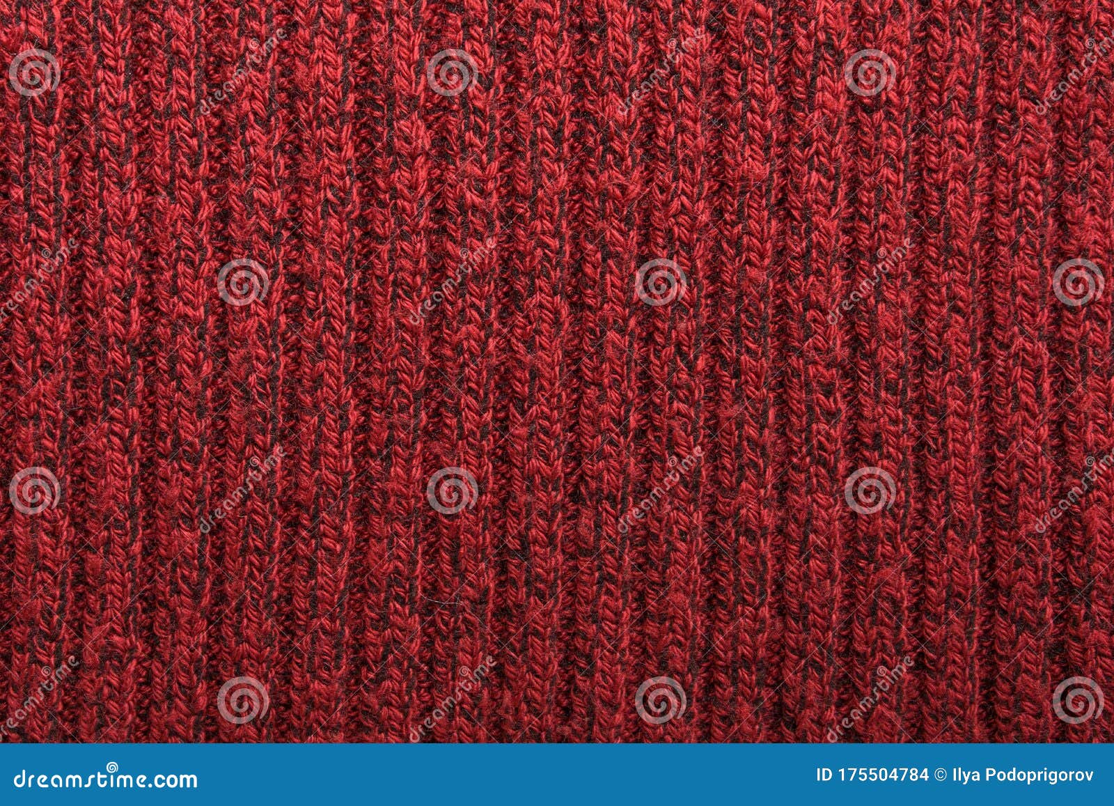 Texture of a Red Knitted Sweater Closeup. Knitted Wool Material Stock ...