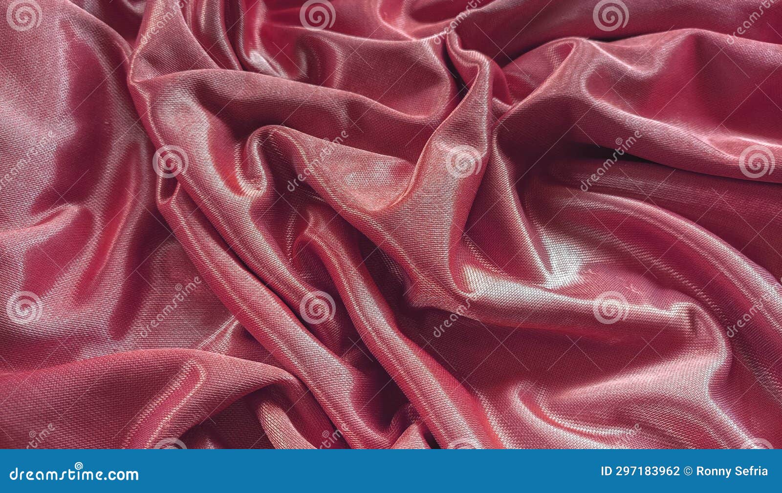 Texture Red Linen Fabric, Crumpled Linen Background Stock Photo - Image ...