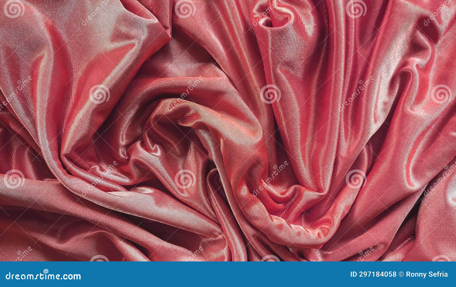 Texture Red Linen Fabric, Crumpled Linen Background Stock Photo - Image ...