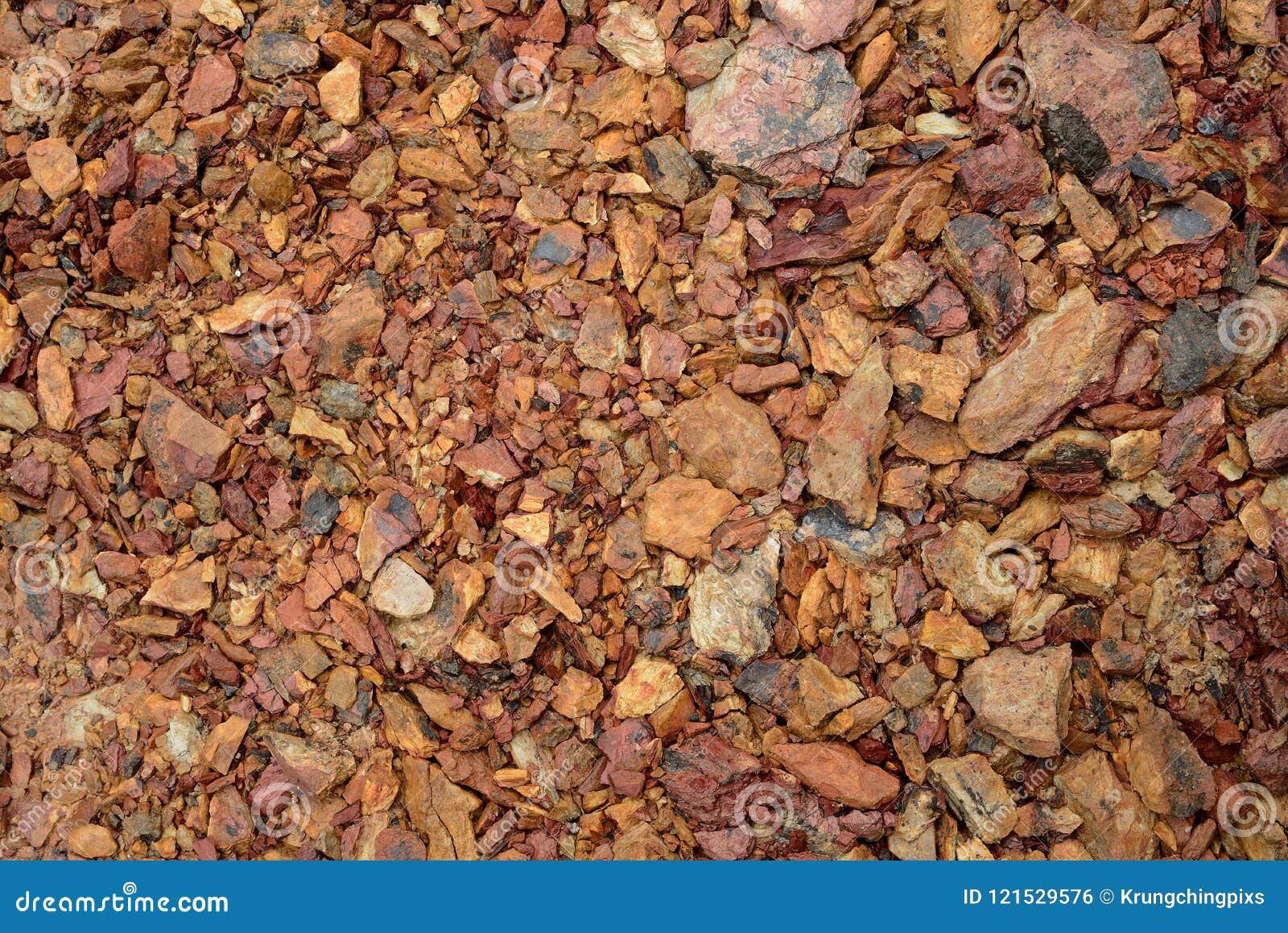 Texture of Red and Orange Pebbles. Stock Photo - Image of ground ...