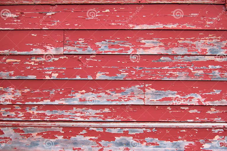Texture Red Peeling Paint Wall Stock Image - Image of cracked, textured ...