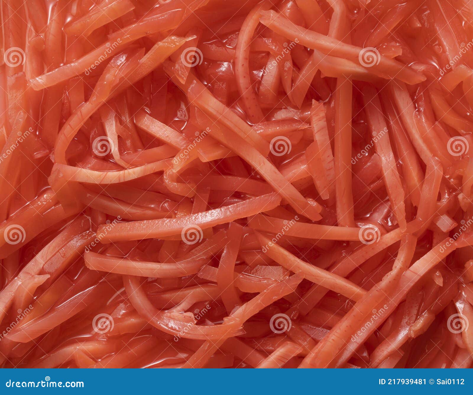 Texture of Red Pickled Ginger Stock Image - Image of sliced, asia ...