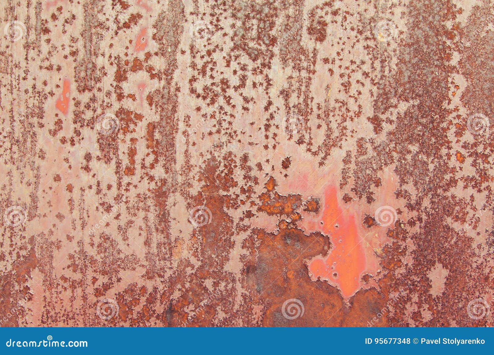 Texture of red rust stock photo. Image of fire, color - 95677348