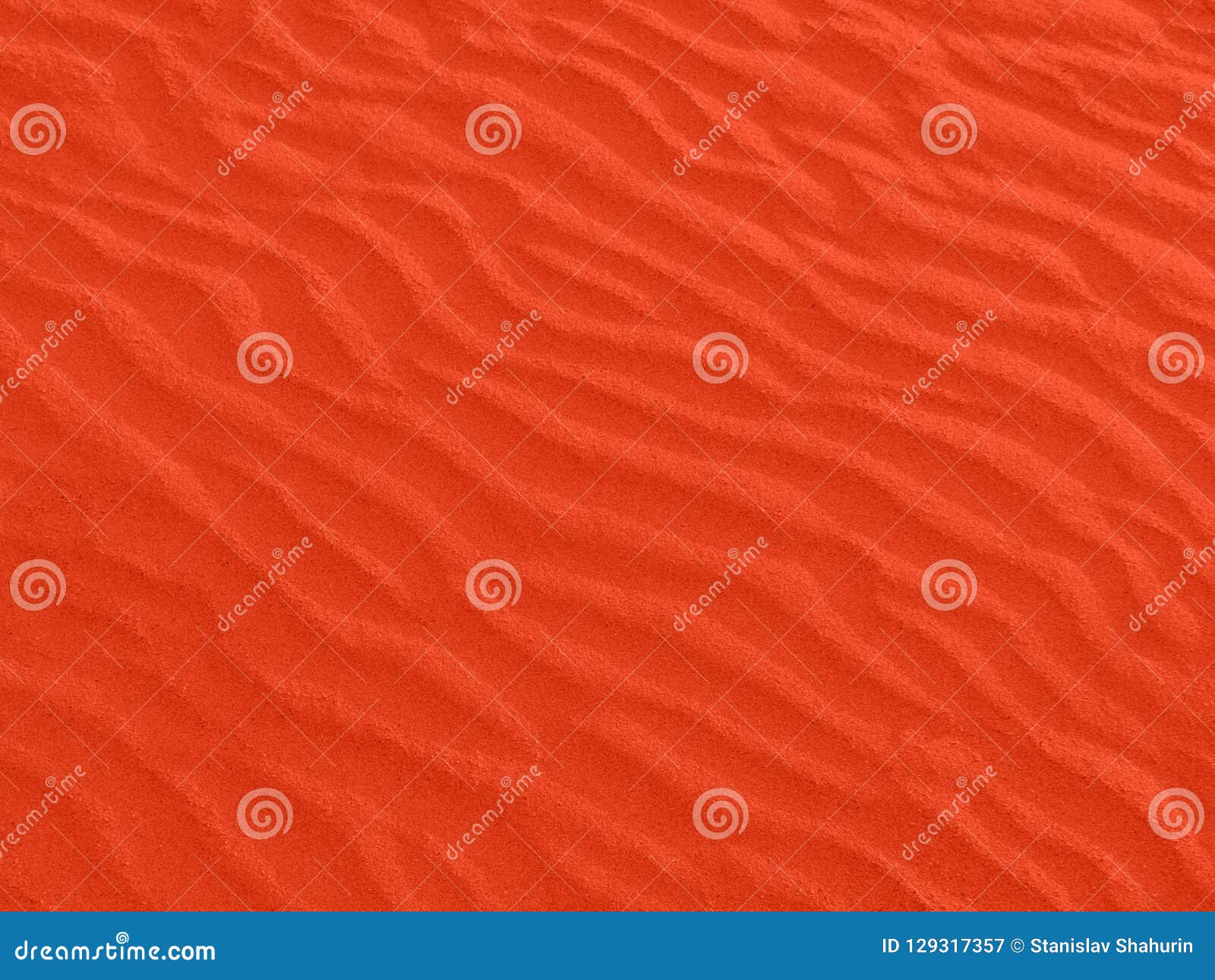 Texture of Red Sand Waves on the Beach or in the Desert. the Ripples of ...