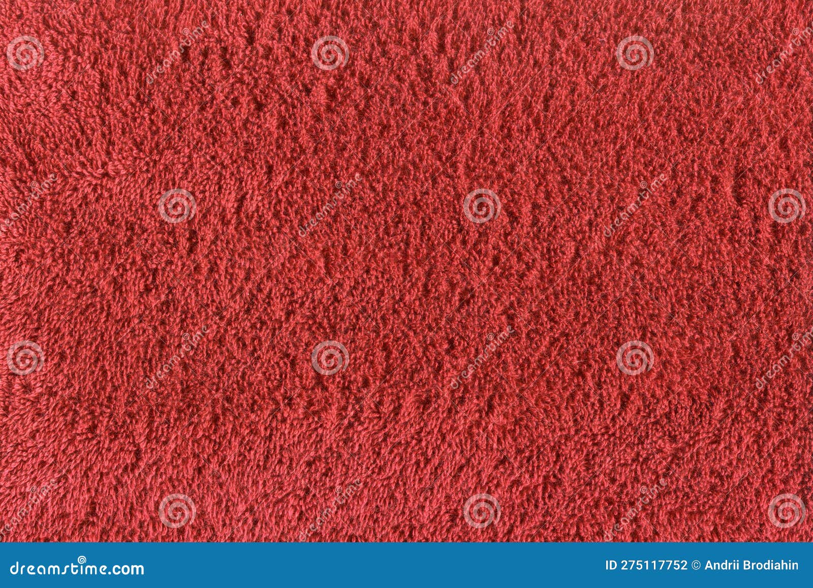 Texture of Red Terry Cloth Fabric. Stock Photo - Image of hygienic ...