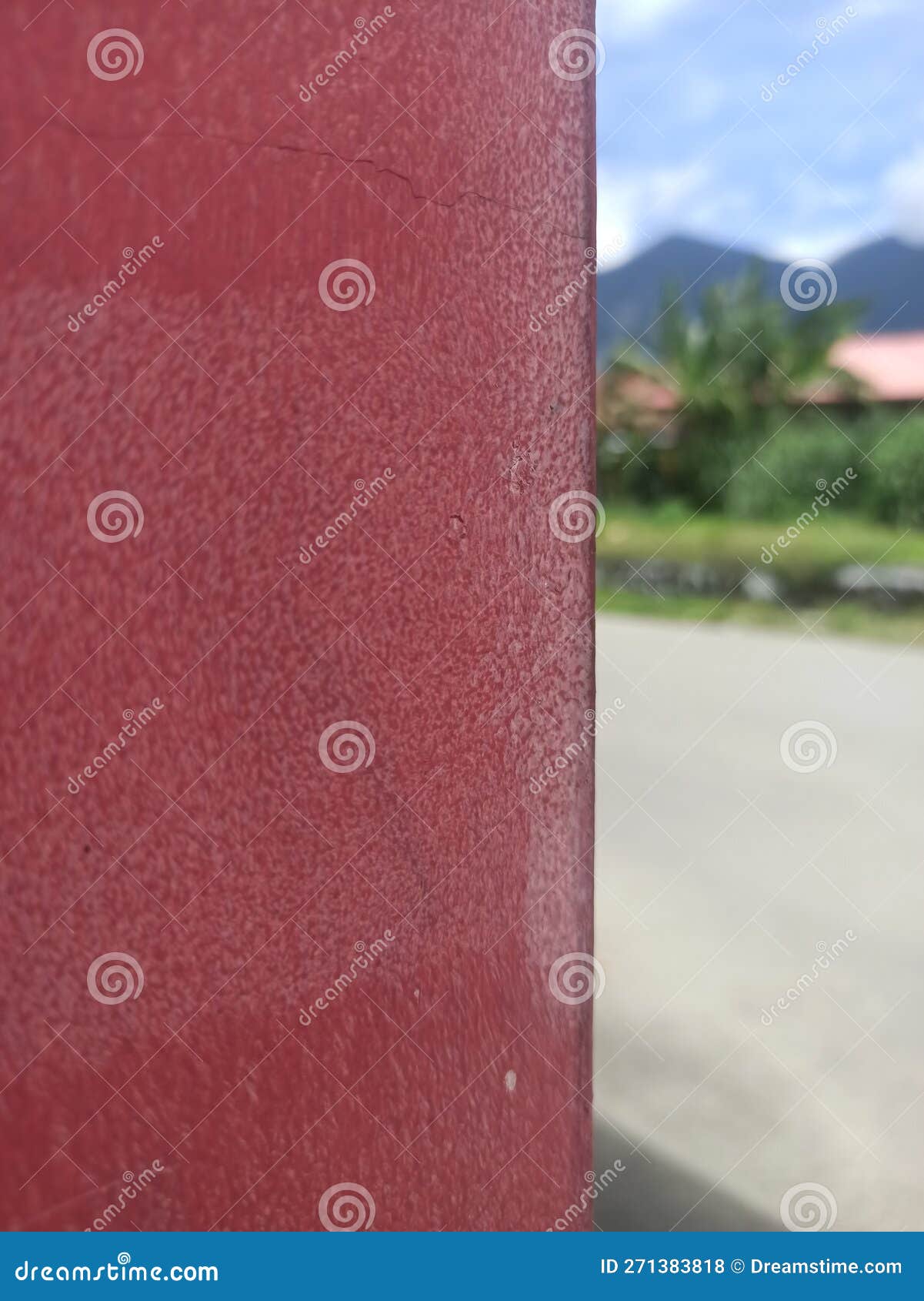 Texture of Red Wall from Fire Station Building Stock Photo - Image of ...