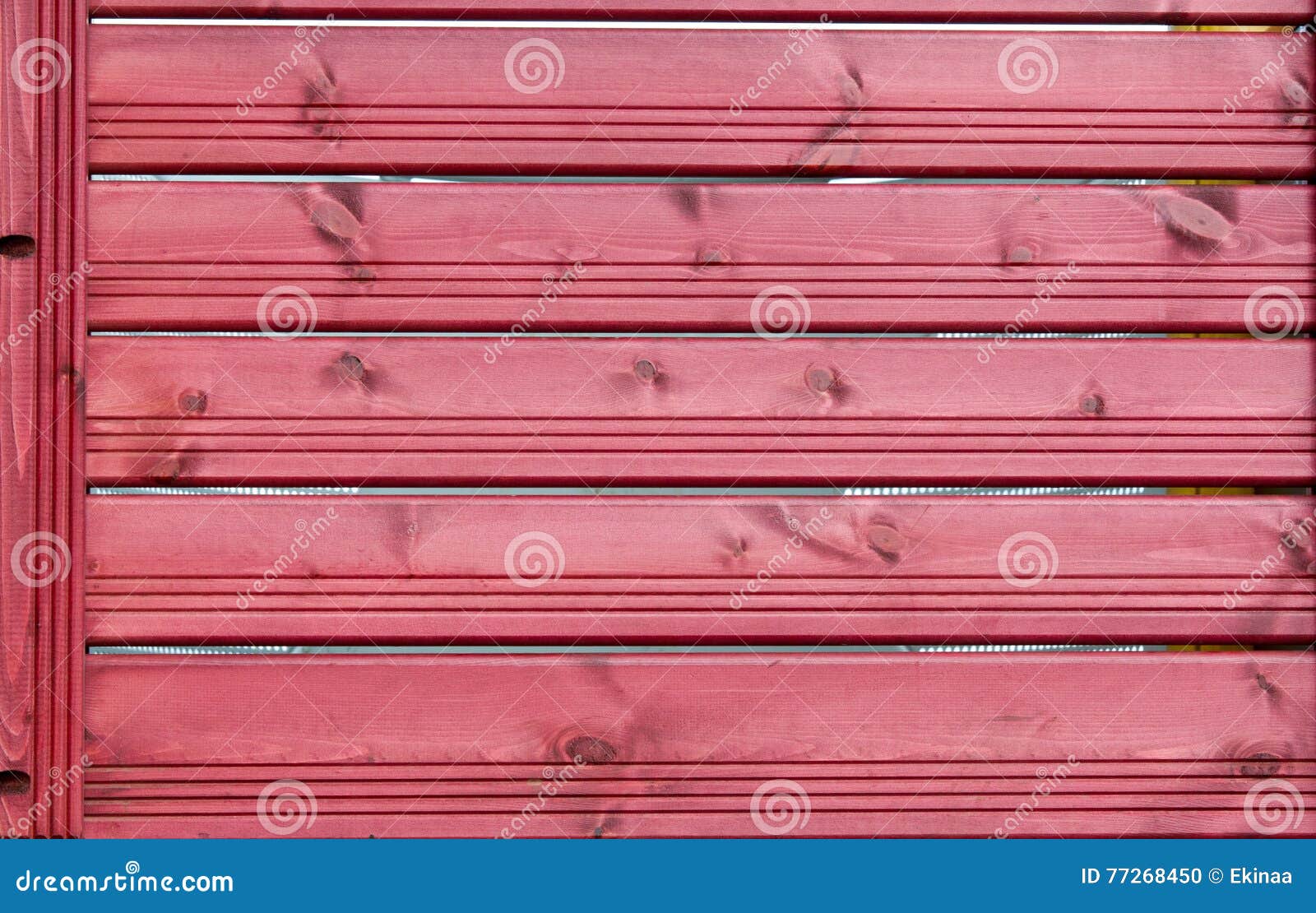 Texture, Red Wooden Slats. Fence Stock Photo - Image of pattern, design ...