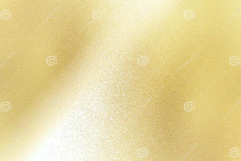 Texture of Reflection on Gold Metallic Wall, Abstract Background Stock ...