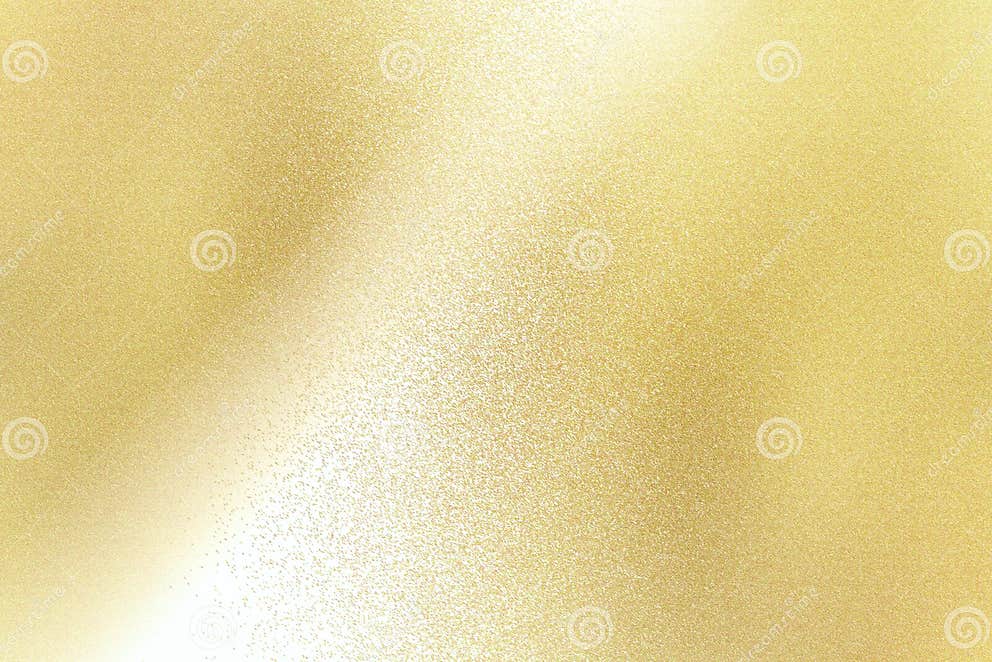 Texture of Reflection on Gold Metallic Wall, Abstract Background Stock ...