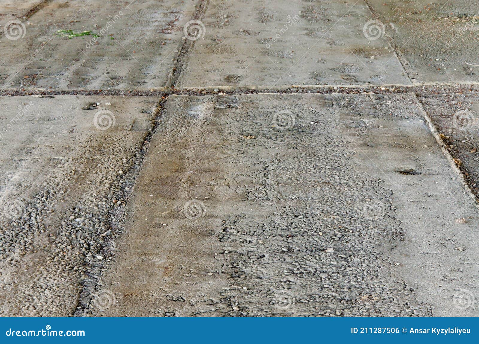 Texture Reinforced Concrete. Repair in the Building Stock Photo - Image ...