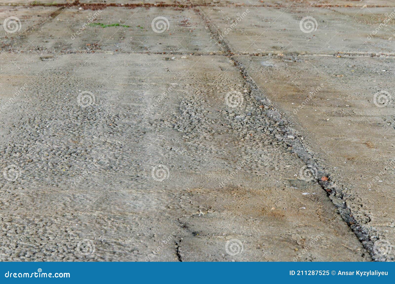 Texture Reinforced Concrete. Repair in the Building Stock Image - Image ...