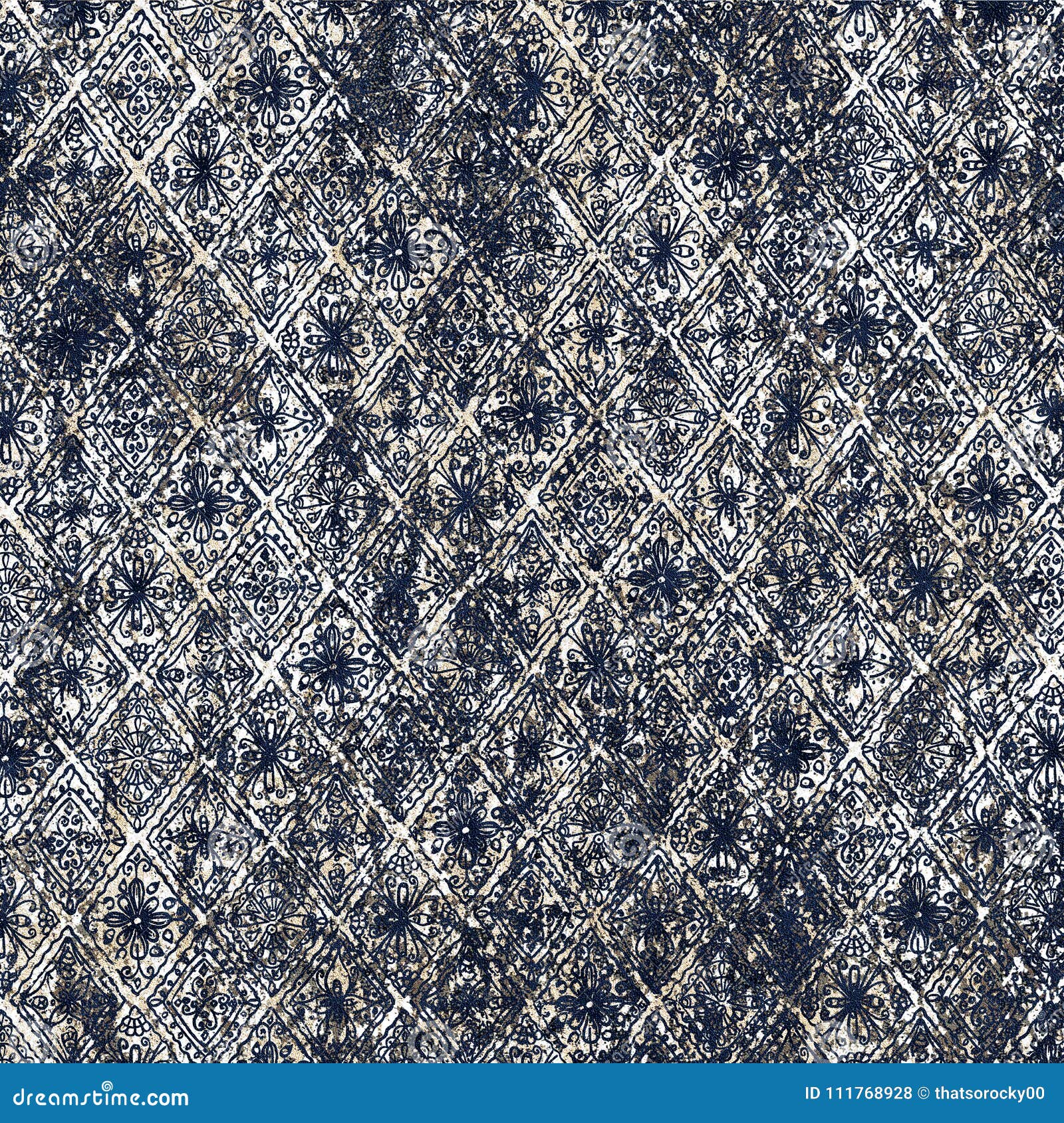 Batik Texture Repeat Modern Pattern Design Stock Illustration ...