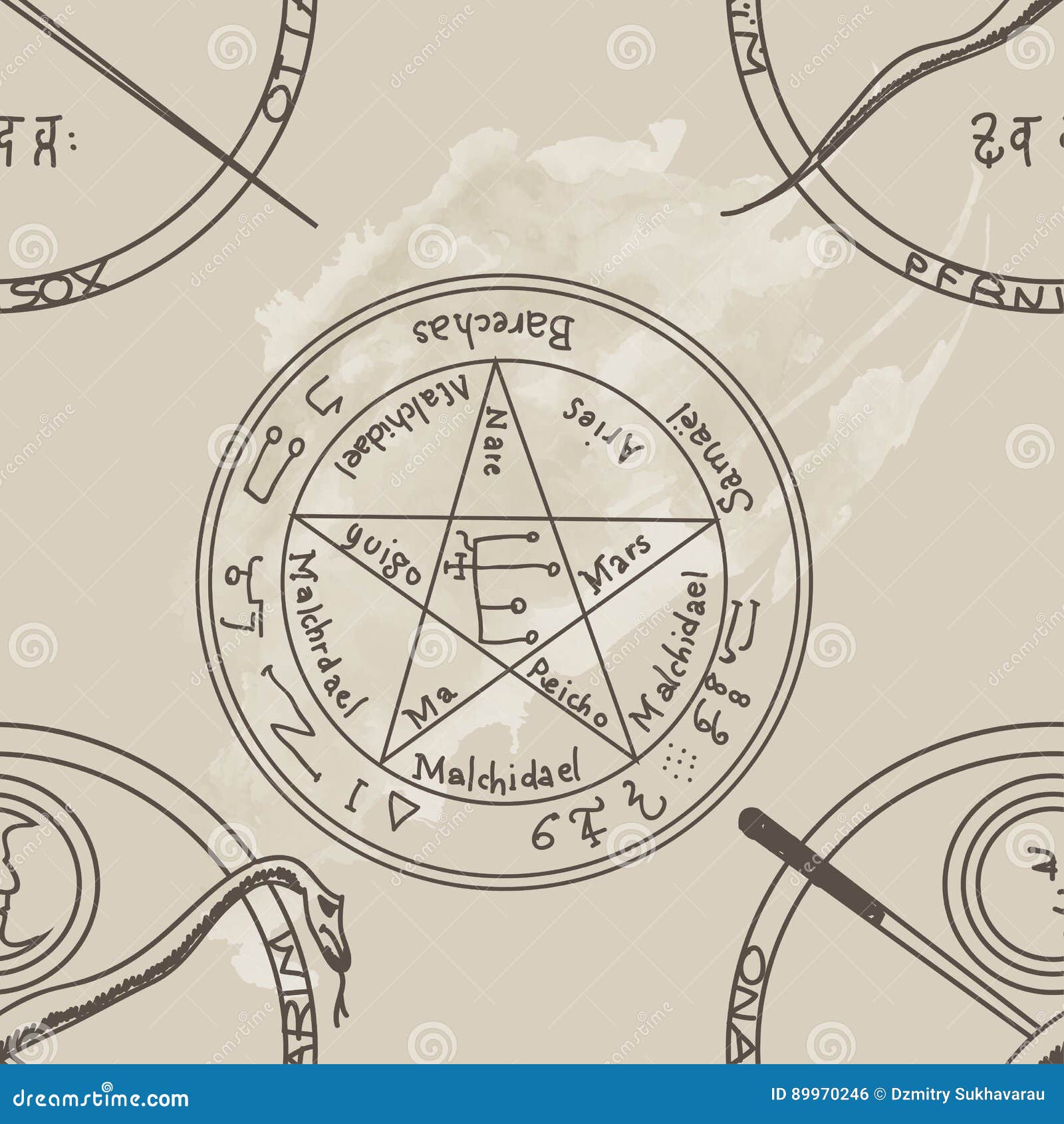 Occult Background. Stock Photography | CartoonDealer.com #89970314