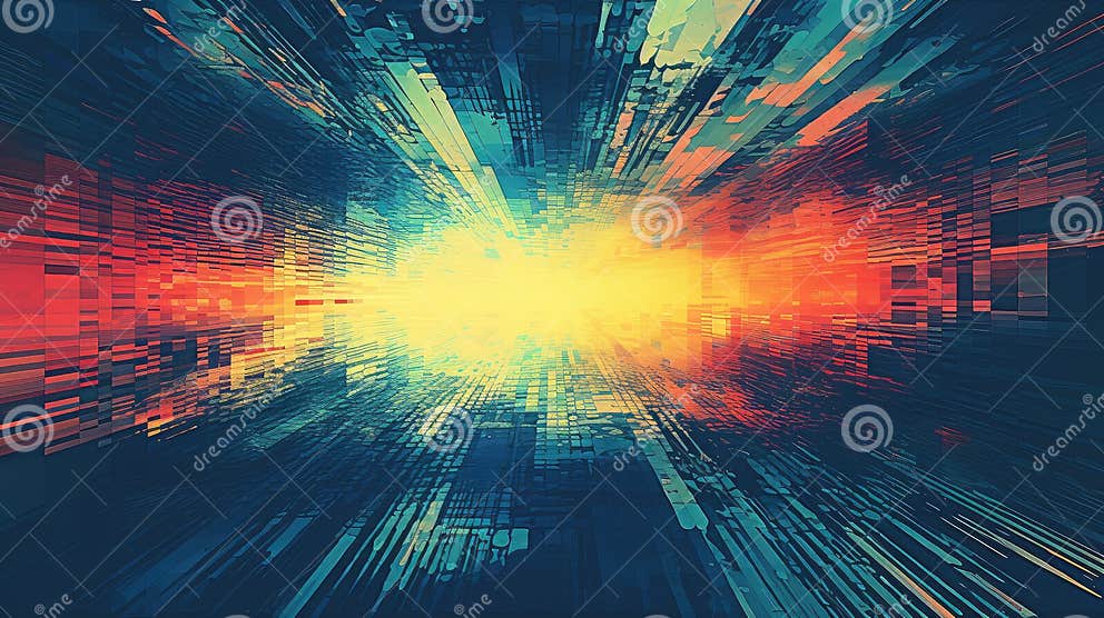 Texture retro pixel static stock illustration. Illustration of ...