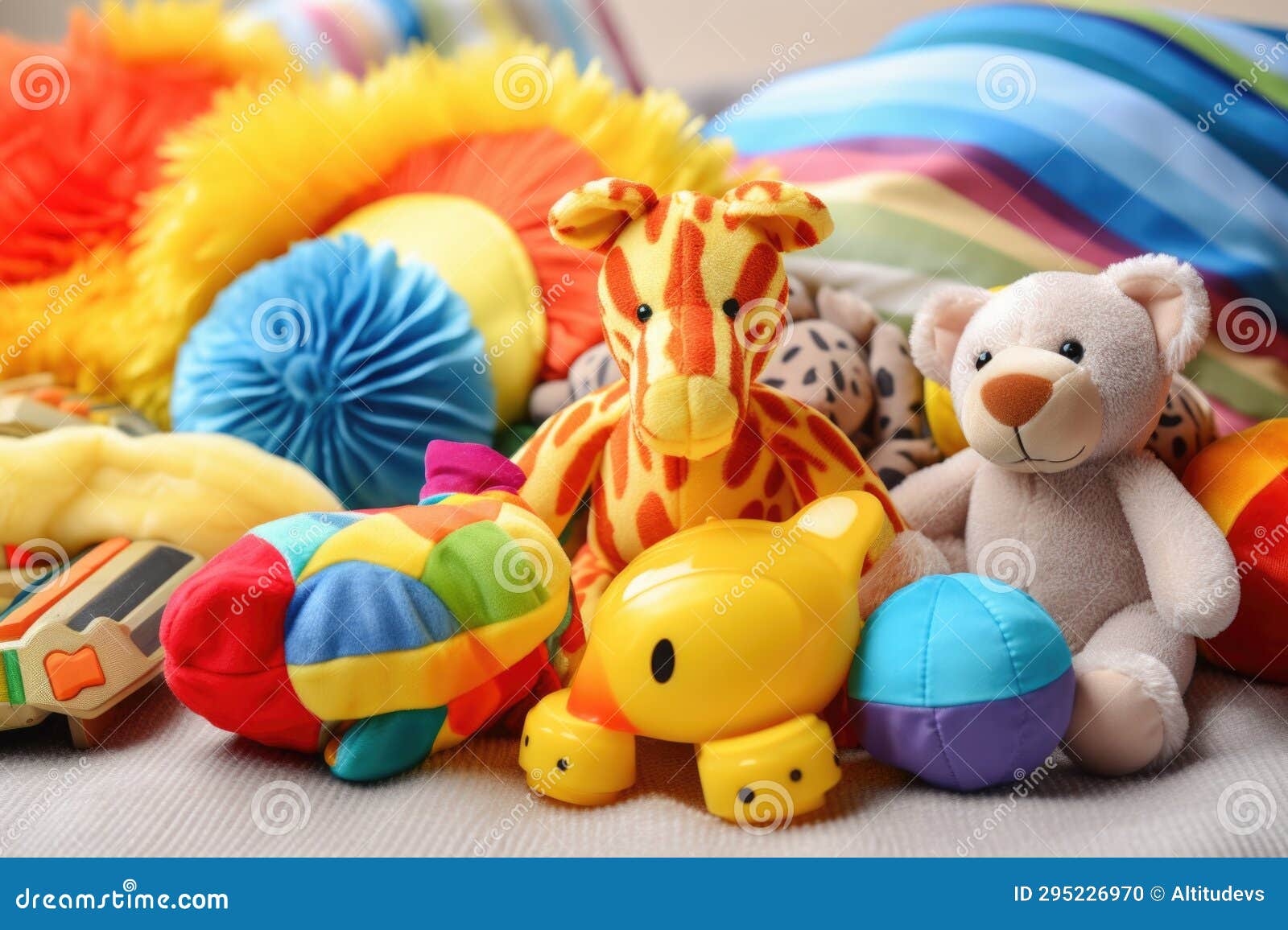 Texture-rich Toys for Children with Sensory Processing Disorder Stock ...
