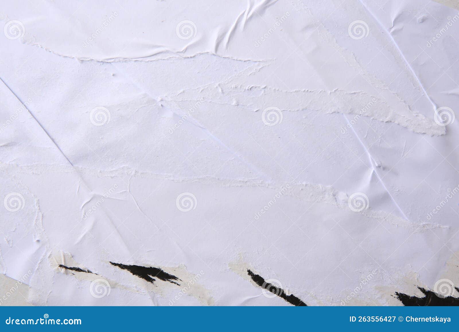 Texture of Ripped Paper Poster, Closeup View Stock Image - Image of ...
