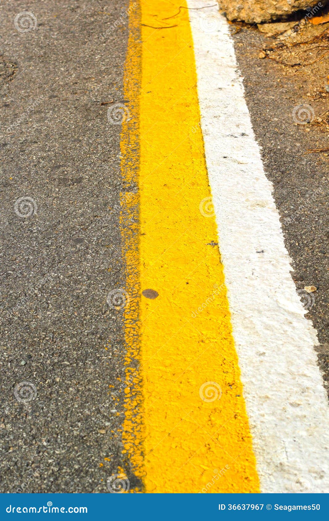 Texture Road Black, White, Yellow. Royalty Free Stock Photography ...