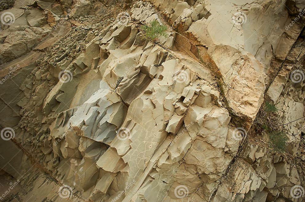 The Texture of the Rocks with Sharp Edges. Formations, Stock Image ...