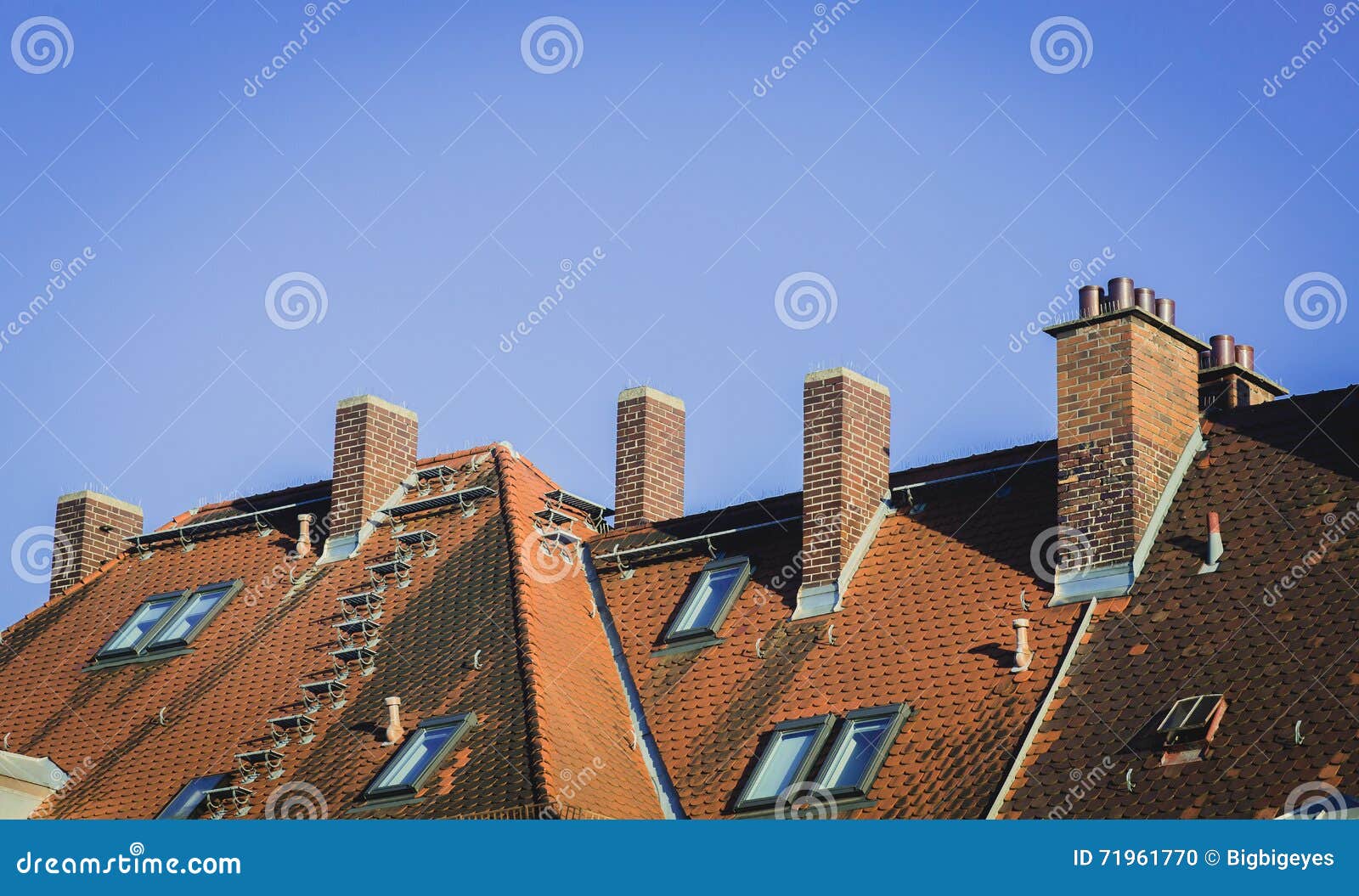 Texture of Roof Shingles, Red Color Stock Photo - Image of mosaic ...