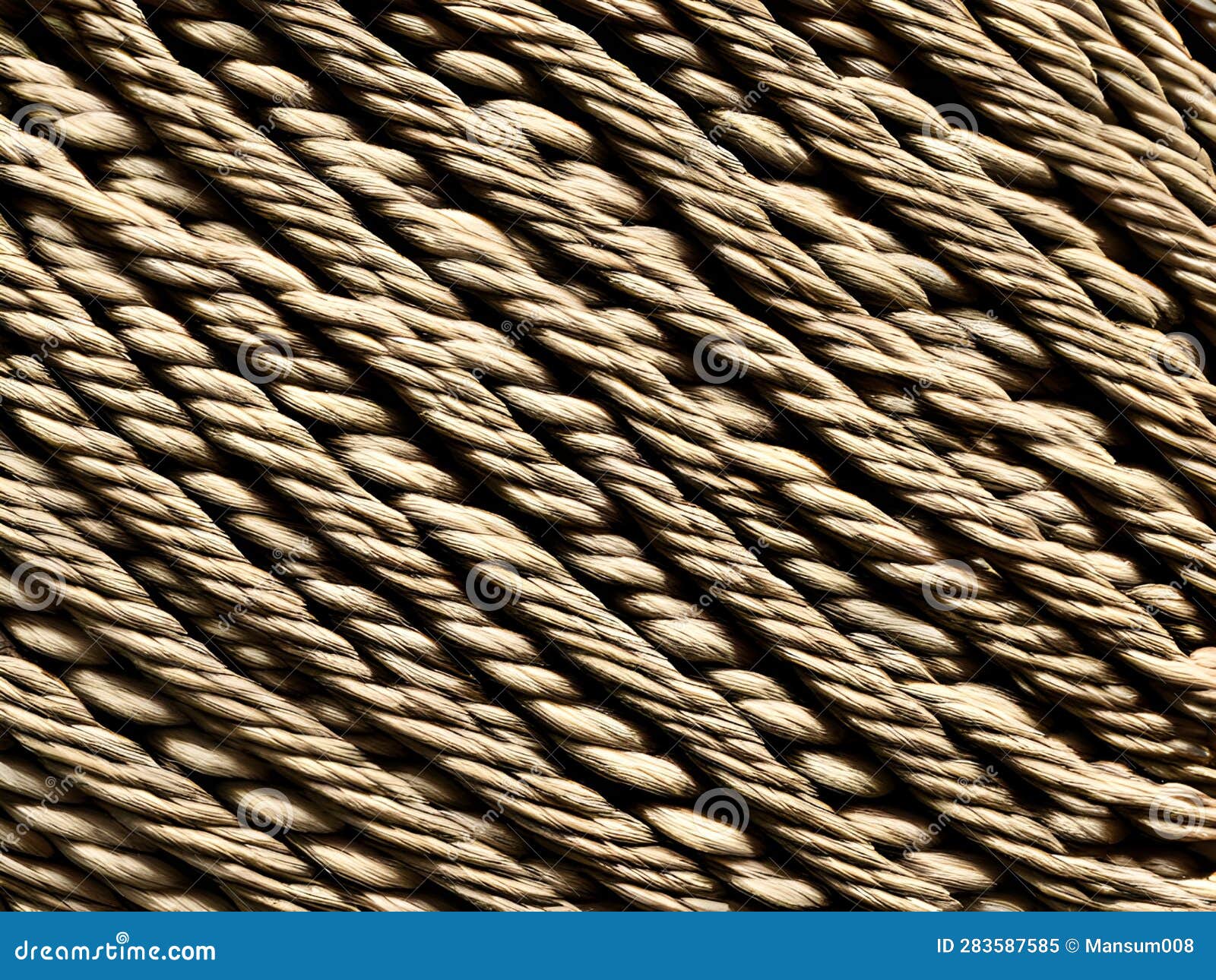 Texture of a Rope As Background, Ai Generated Stock Illustration ...