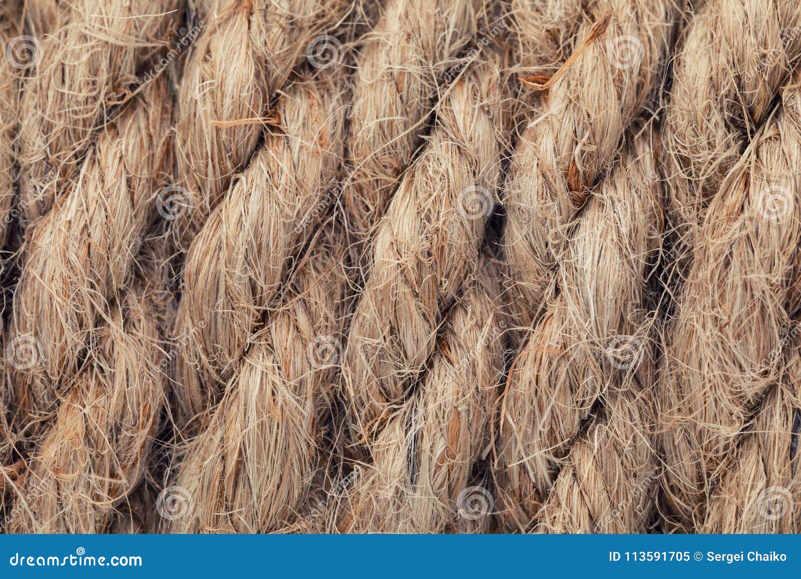 Texture of a Rope Made of Flax Stock Image - Image of rough, nautical ...