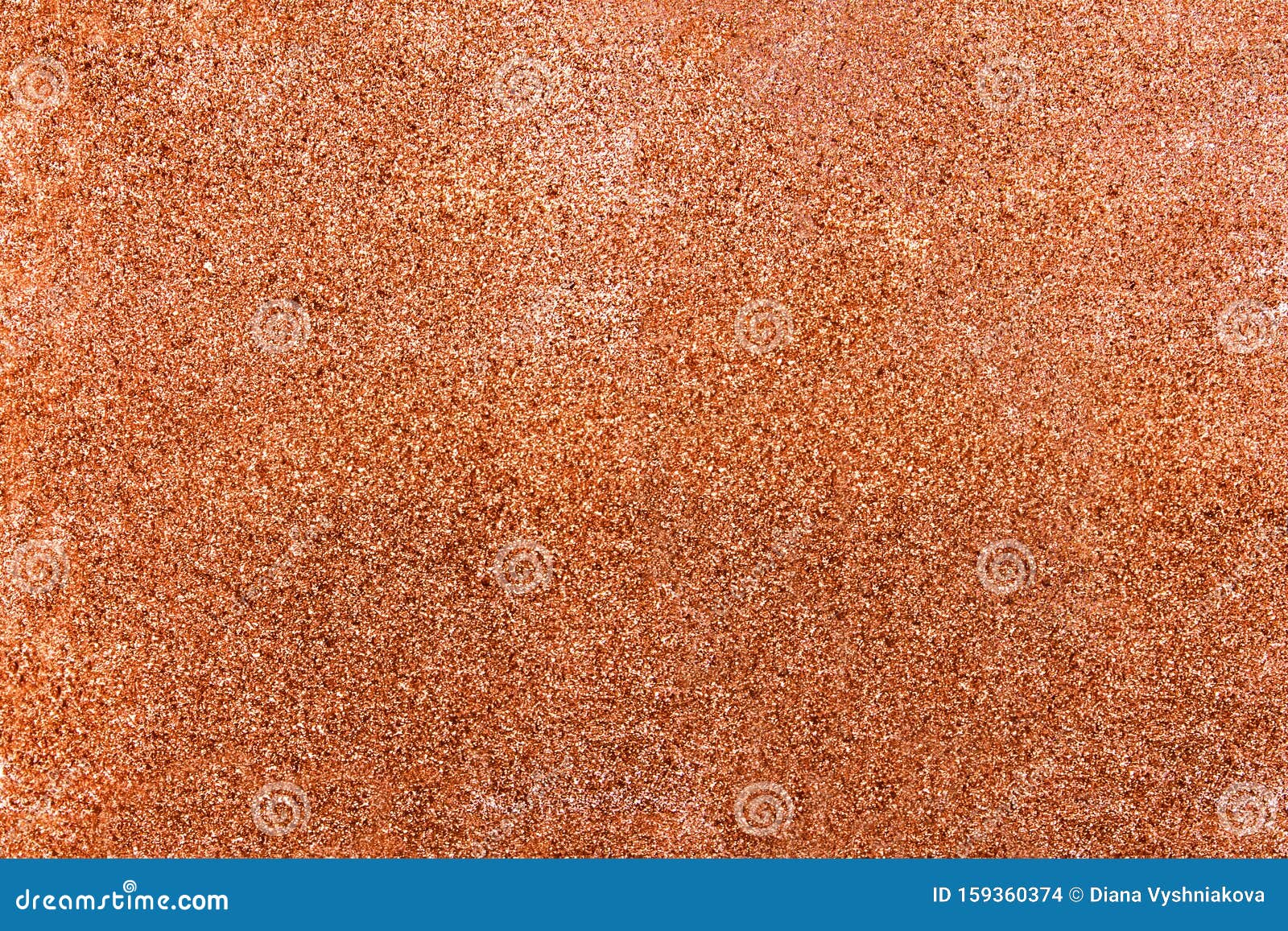 Texture with Rose Gold Sparkles on Surface. Stock Photo - Image of glow ...