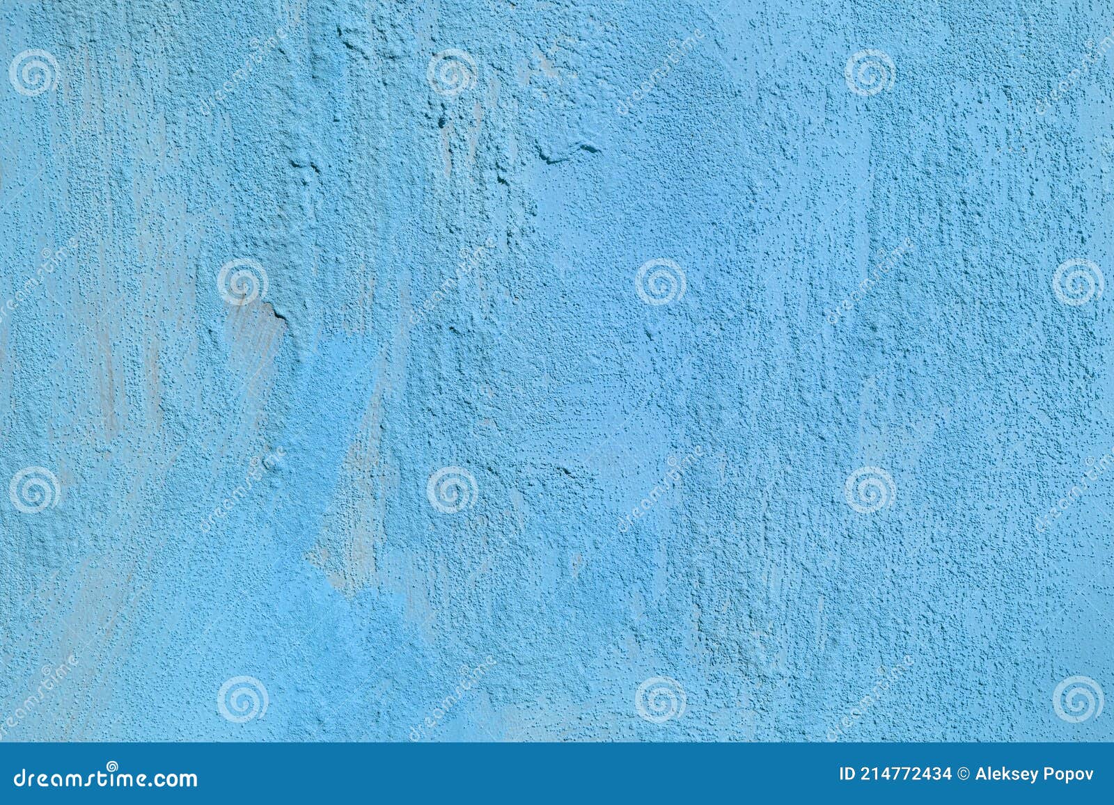 Texture of Rough Blue Plaster. Stock Photo - Image of retro, house ...