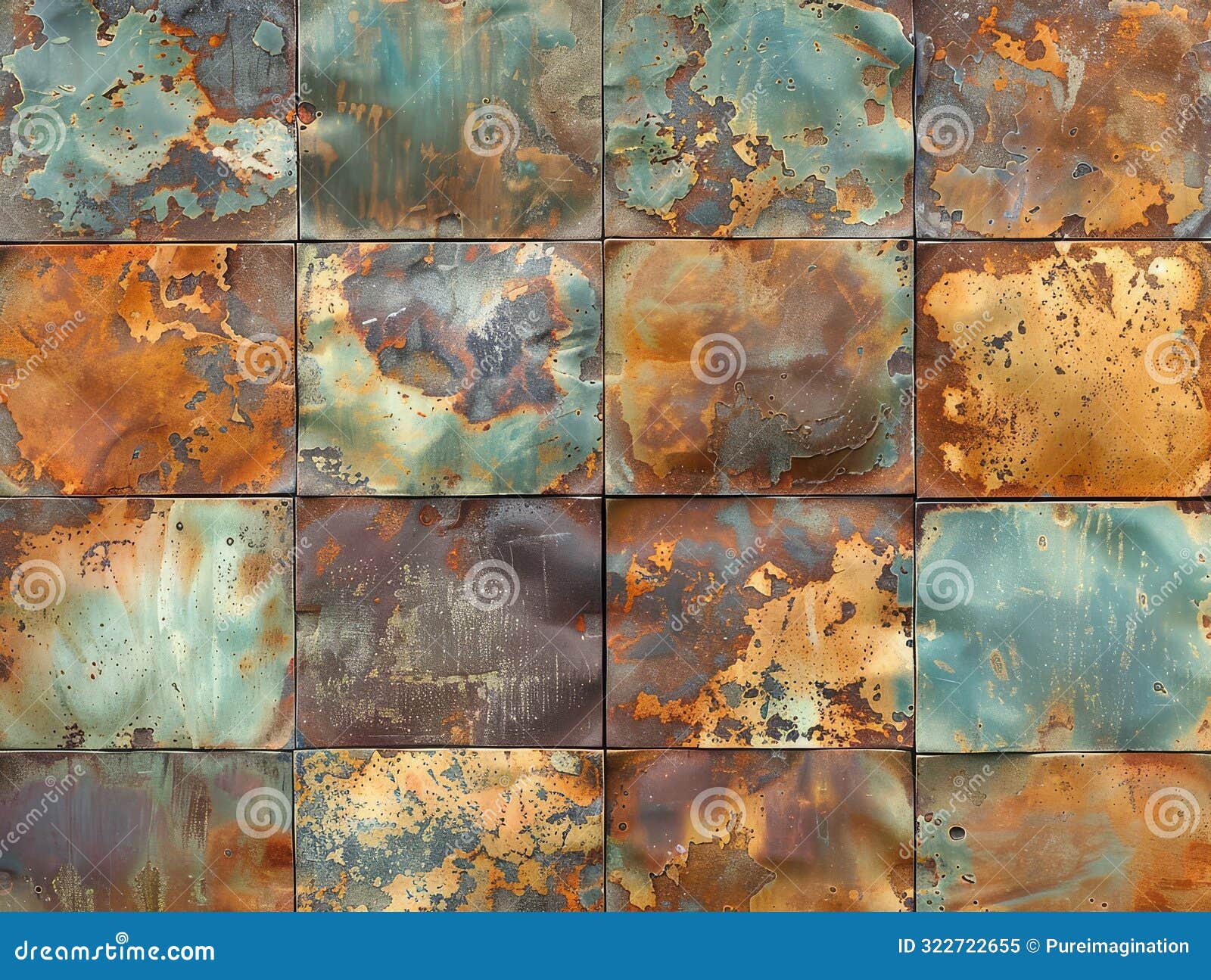 Texture of Rough and Uneven Decayed Metal Rust Stock Illustration ...