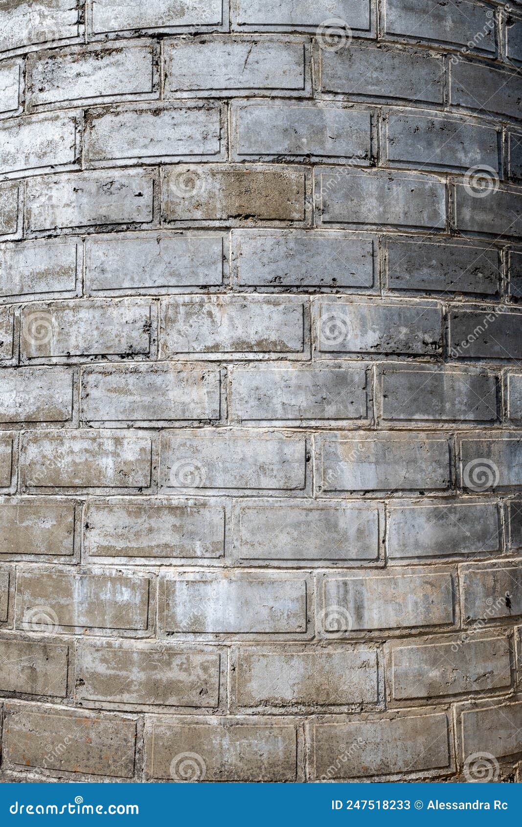 Grey brickwall of a tower stock image. Image of material - 247518233