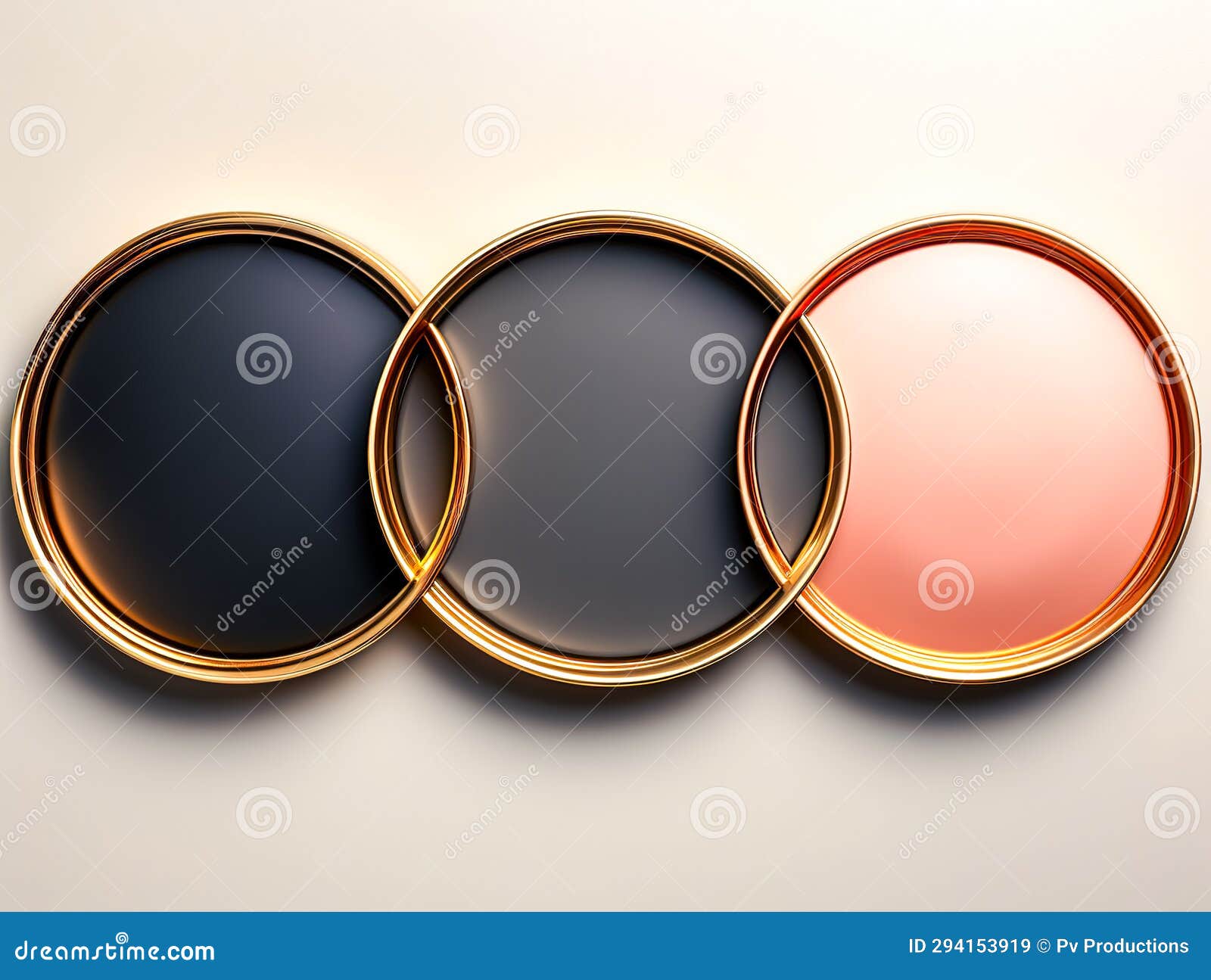 Texture Round Plates Set, Metallic Design for Frames, Palette Design ...